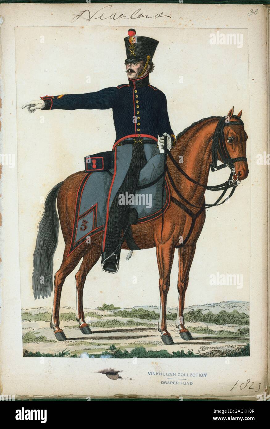 Netherlands dutch holland soldier, 1823 [part 1].; Netherlands dutch ...