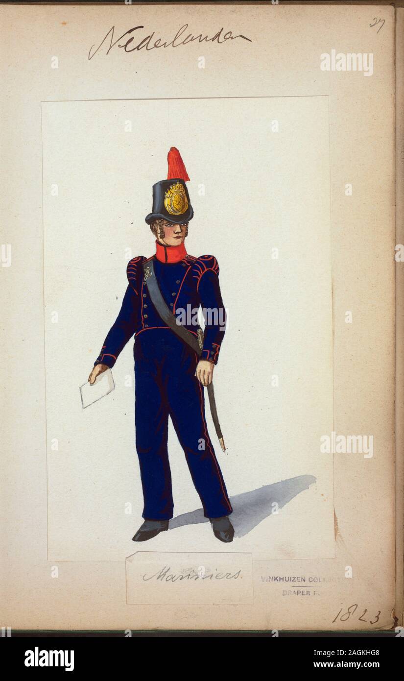 Netherlands dutch holland soldier, 1823 [part 2].; Netherlands dutch ...