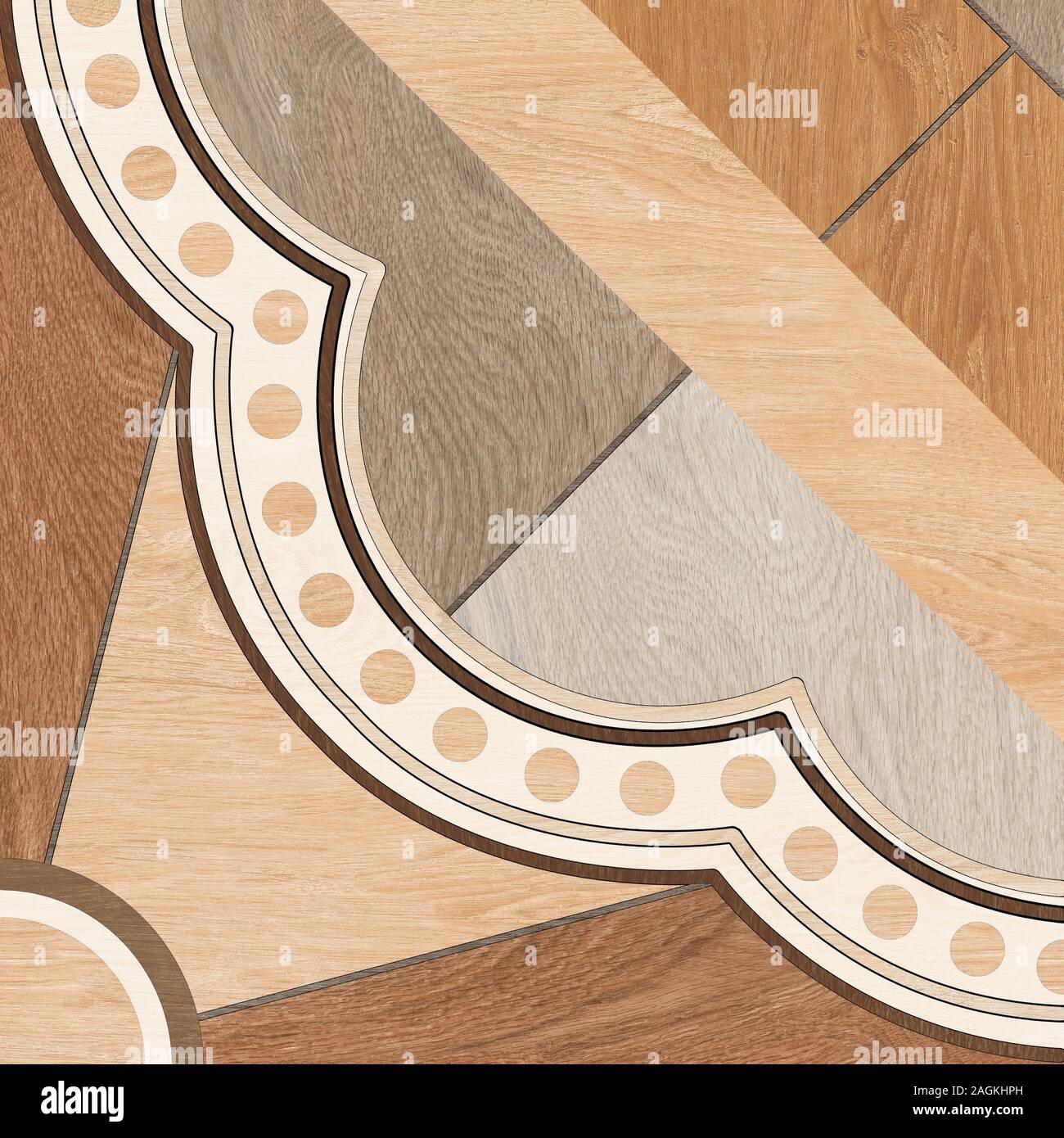 tiles, wooden geometric shapes, wooden floor tile Stock Photo - Alamy