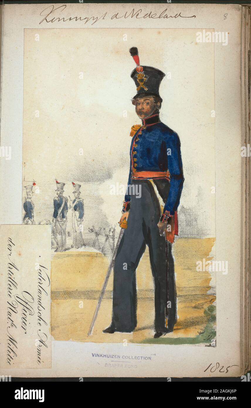 Netherlands dutch holland soldier, 1825.; Netherlands dutch holland ...