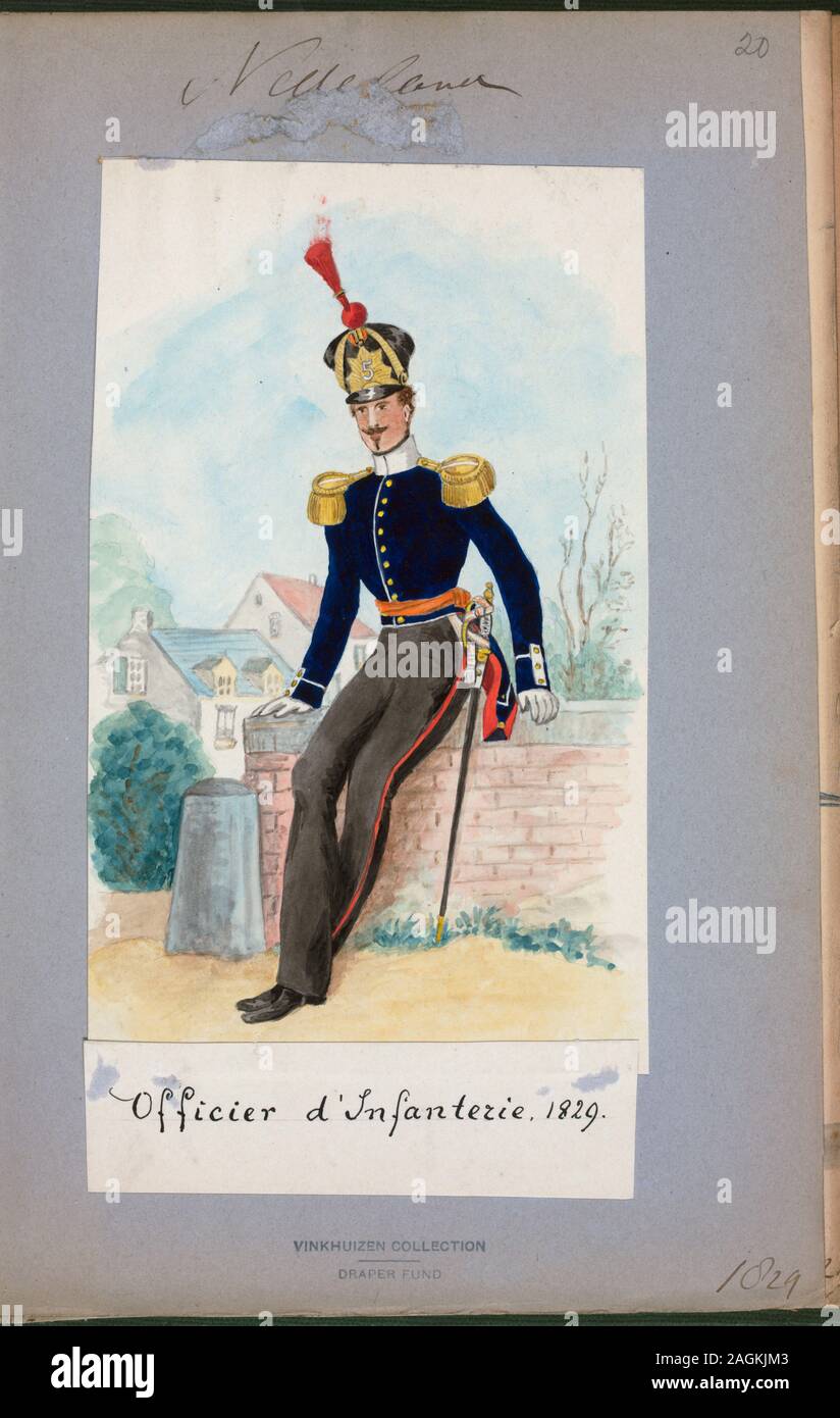 Netherlands dutch holland soldier, 1826-29.; Netherlands dutch holland ...