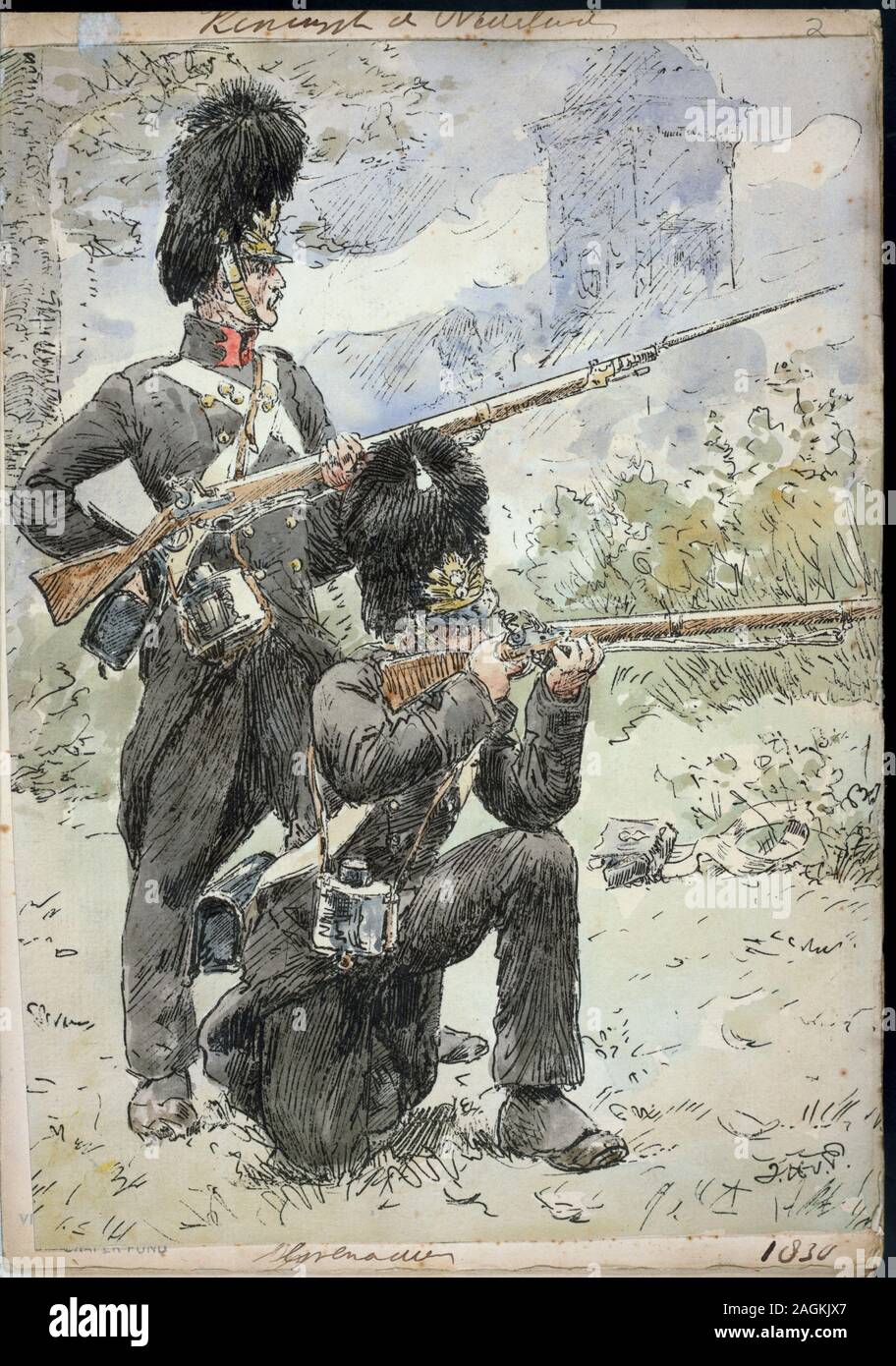 Netherlands dutch holland soldier, 1830-32.; Netherlands dutch holland ...