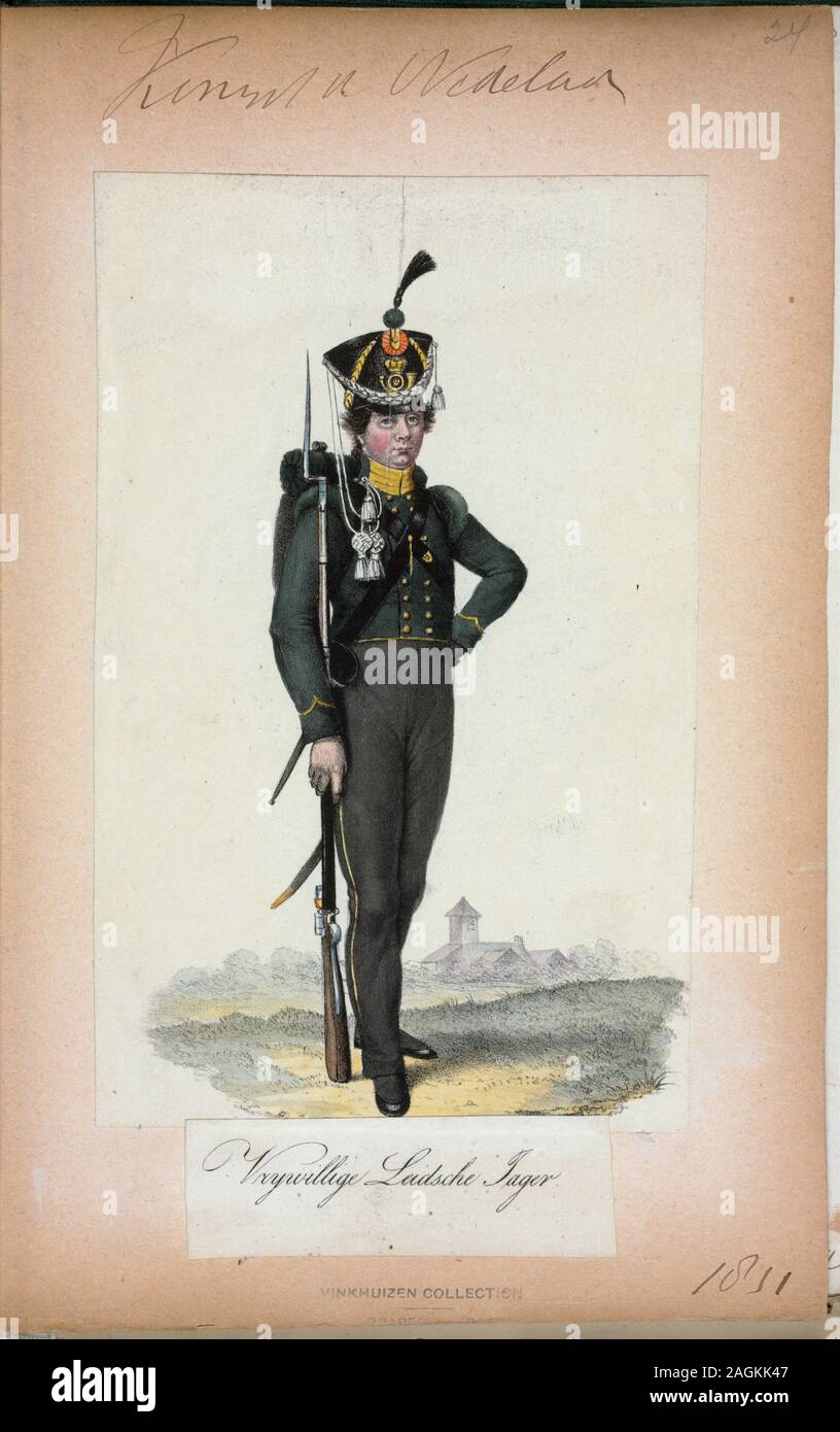 Netherlands dutch holland soldier, 1830-32.; Netherlands dutch holland ...