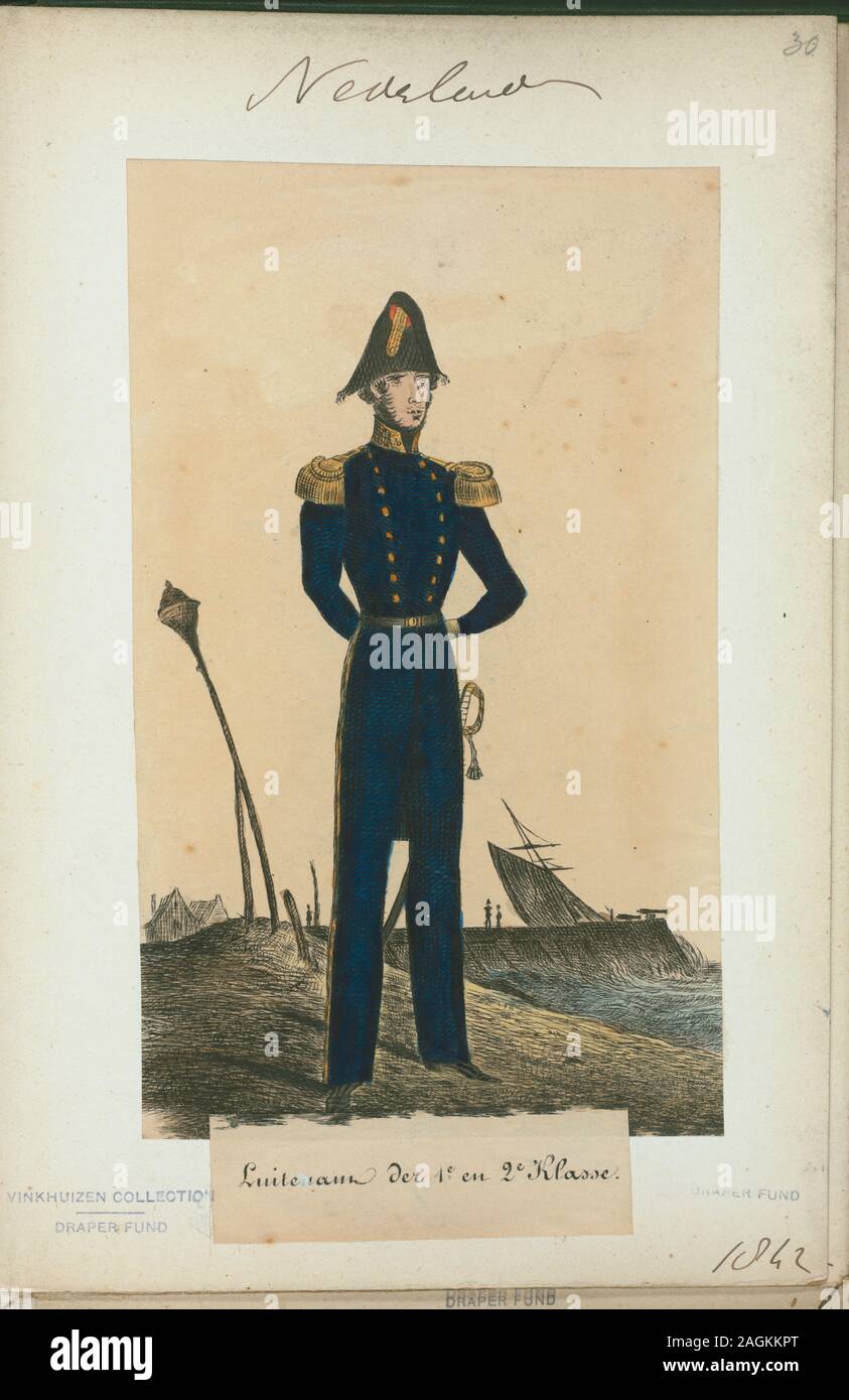 Netherlands dutch holland soldier, 1842-44.; Netherlands dutch holland ...