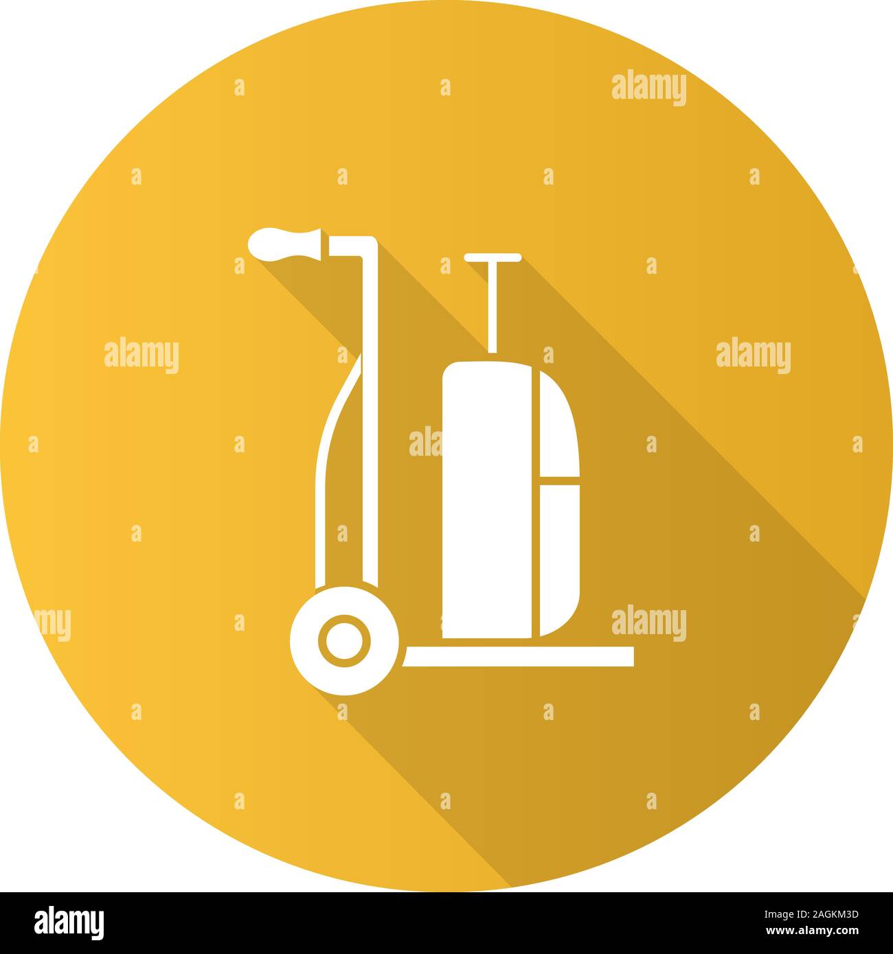 Baggage freight trolley Stock Vector Images - Alamy