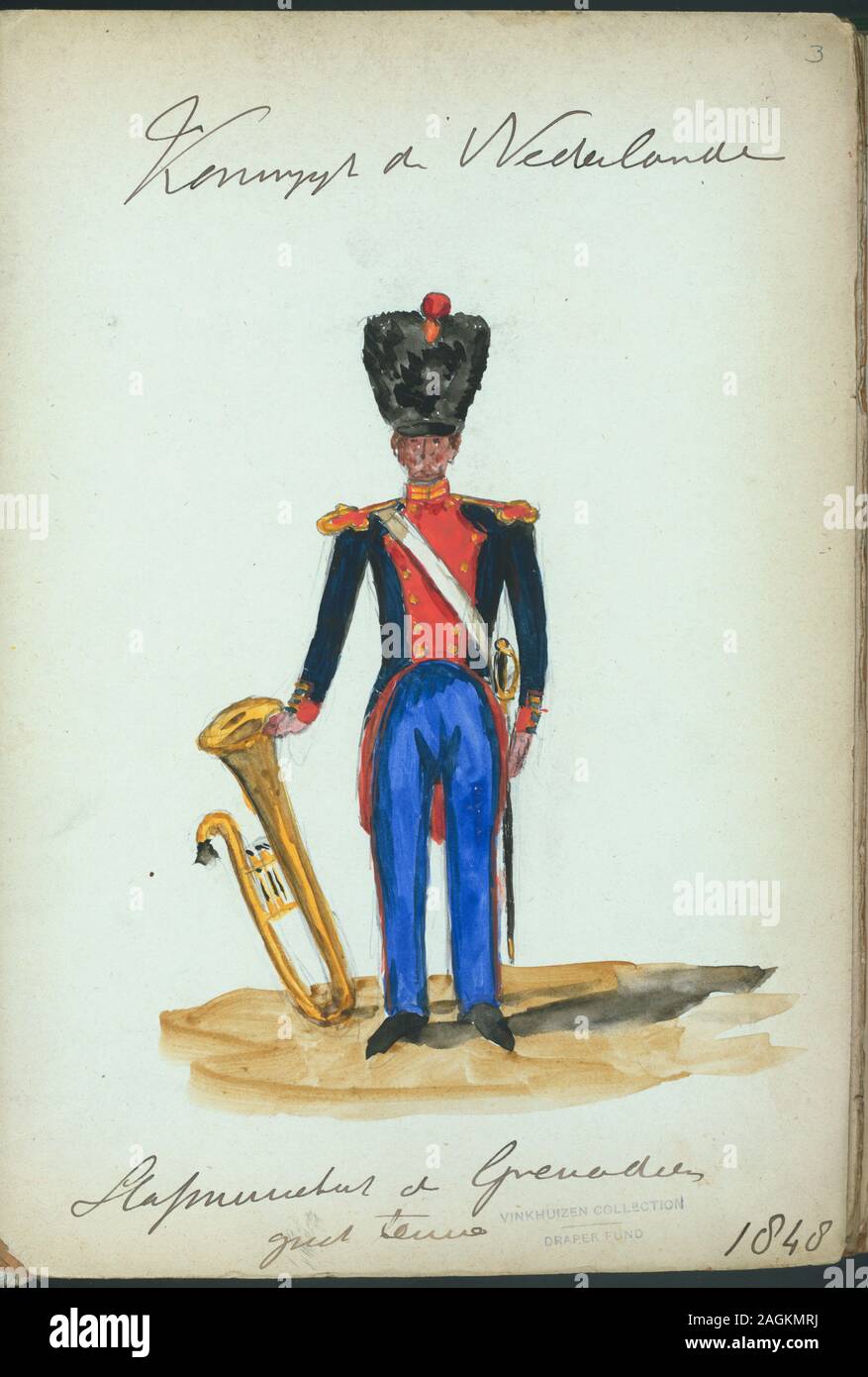 Netherlands dutch holland soldier, 1848-55.; Netherlands dutch holland ...