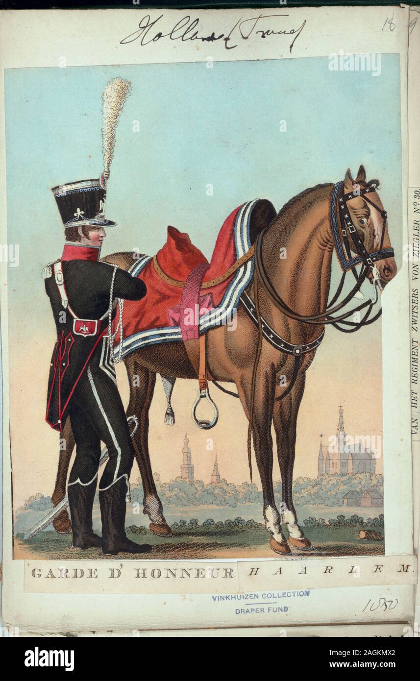Netherlands dutch holland soldier, 1848-55.; Netherlands dutch holland ...