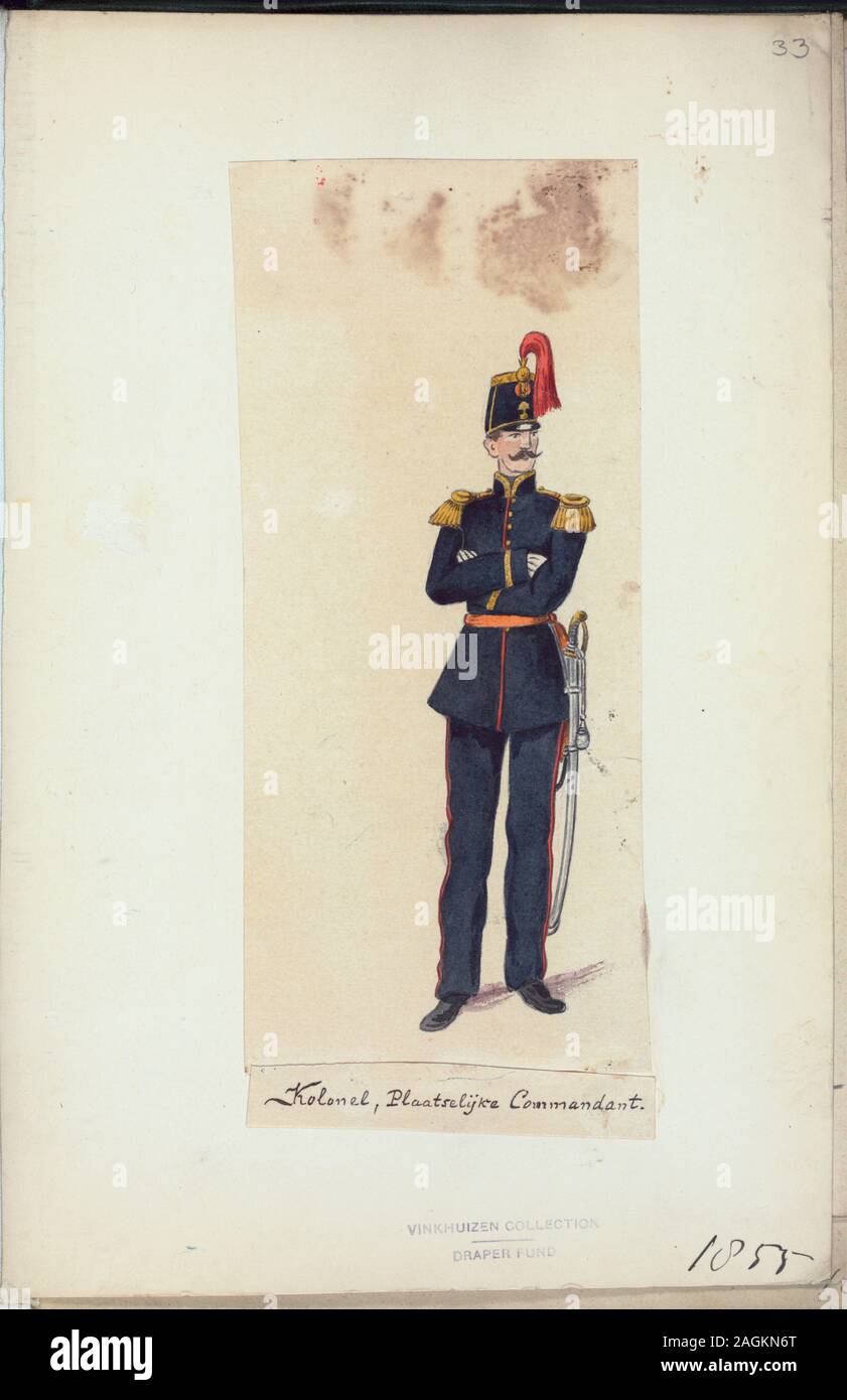 Netherlands dutch holland soldier, 1848-55.; Netherlands dutch holland ...