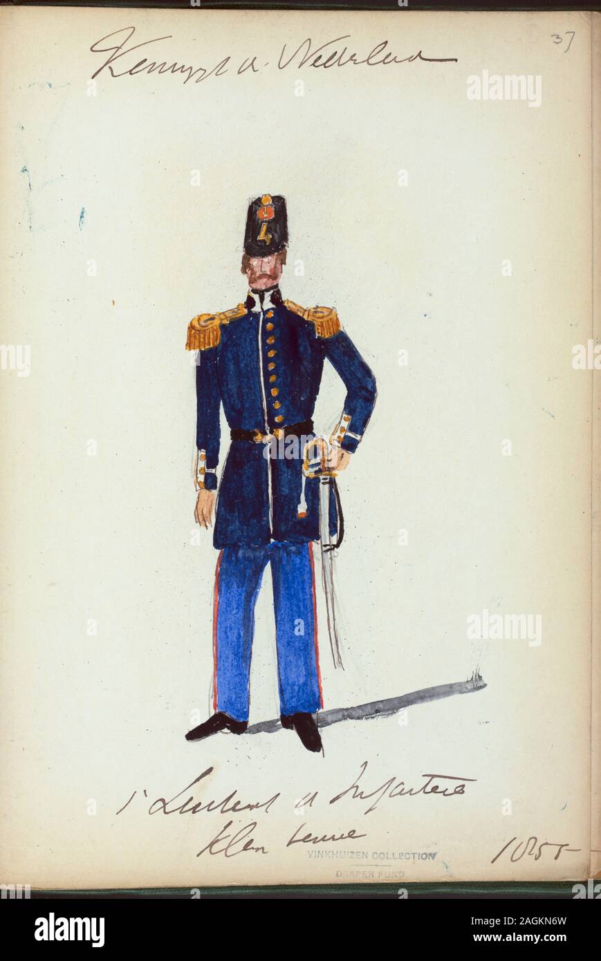 Netherlands dutch holland soldier, 1848-55.; Netherlands dutch holland ...