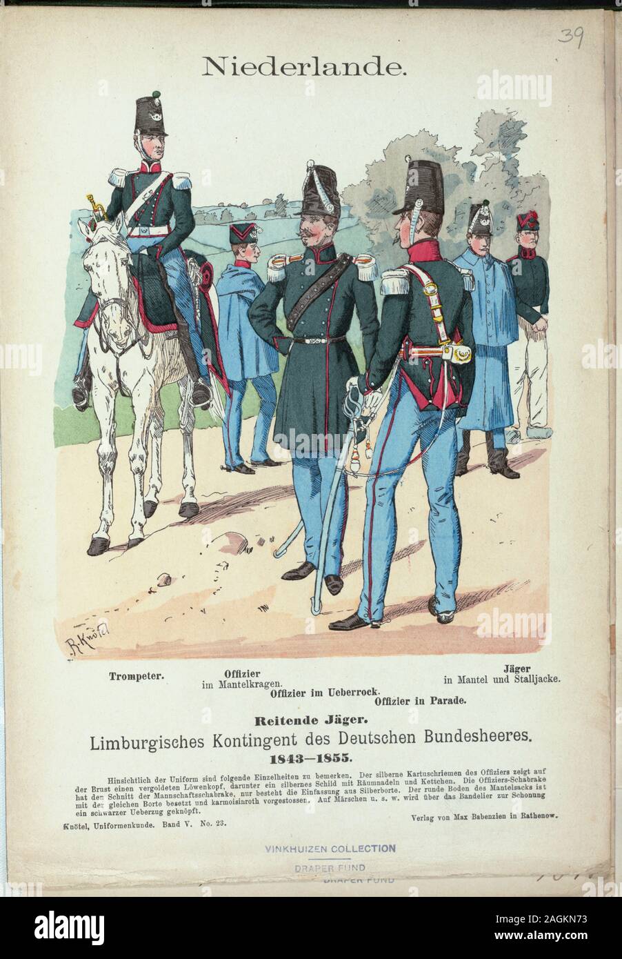 Netherlands dutch holland soldier, 1848-55.; Netherlands dutch holland ...