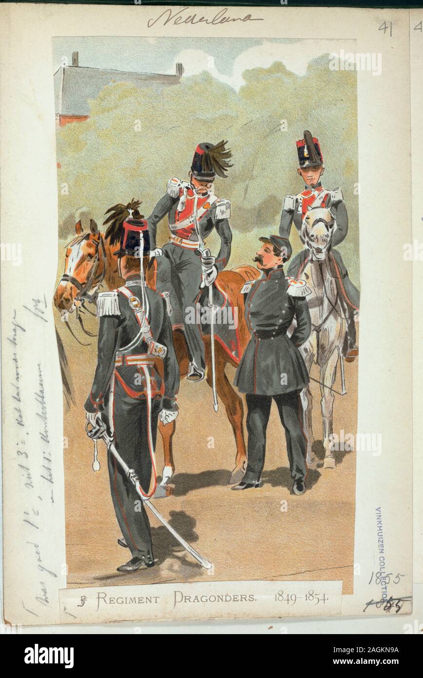 Netherlands dutch holland soldier, 1848-55.; Netherlands dutch holland ...