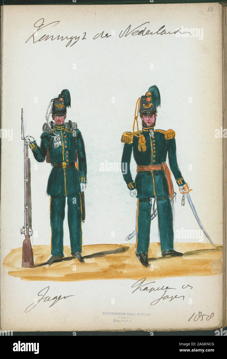 Netherlands dutch holland soldier, 1856-62.; Netherlands dutch holland ...