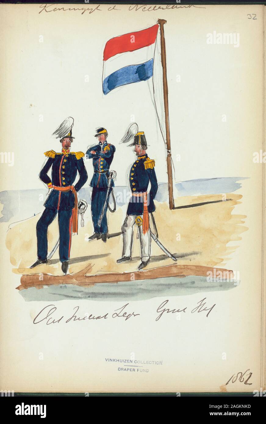 Netherlands dutch holland soldier, 1856-62.; Netherlands dutch holland ...