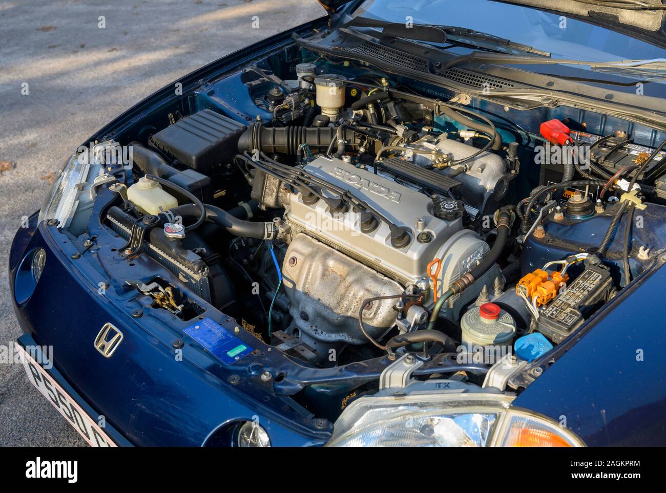 1996 Honda Del Sol '90s Japanese coupe car Stock Photo - Alamy