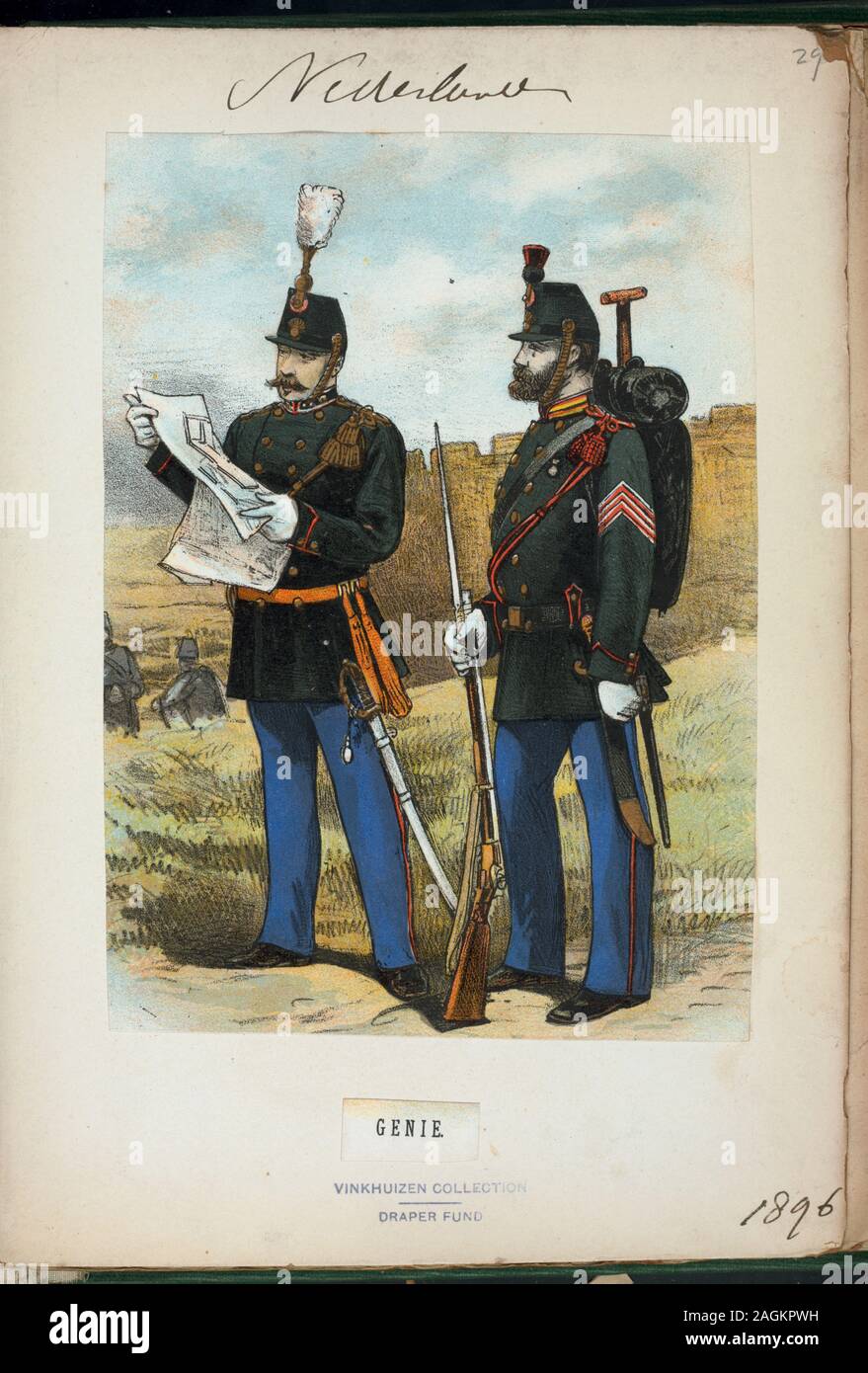 Netherlands dutch holland soldier, 1896 [part 1].; Netherlands dutch ...