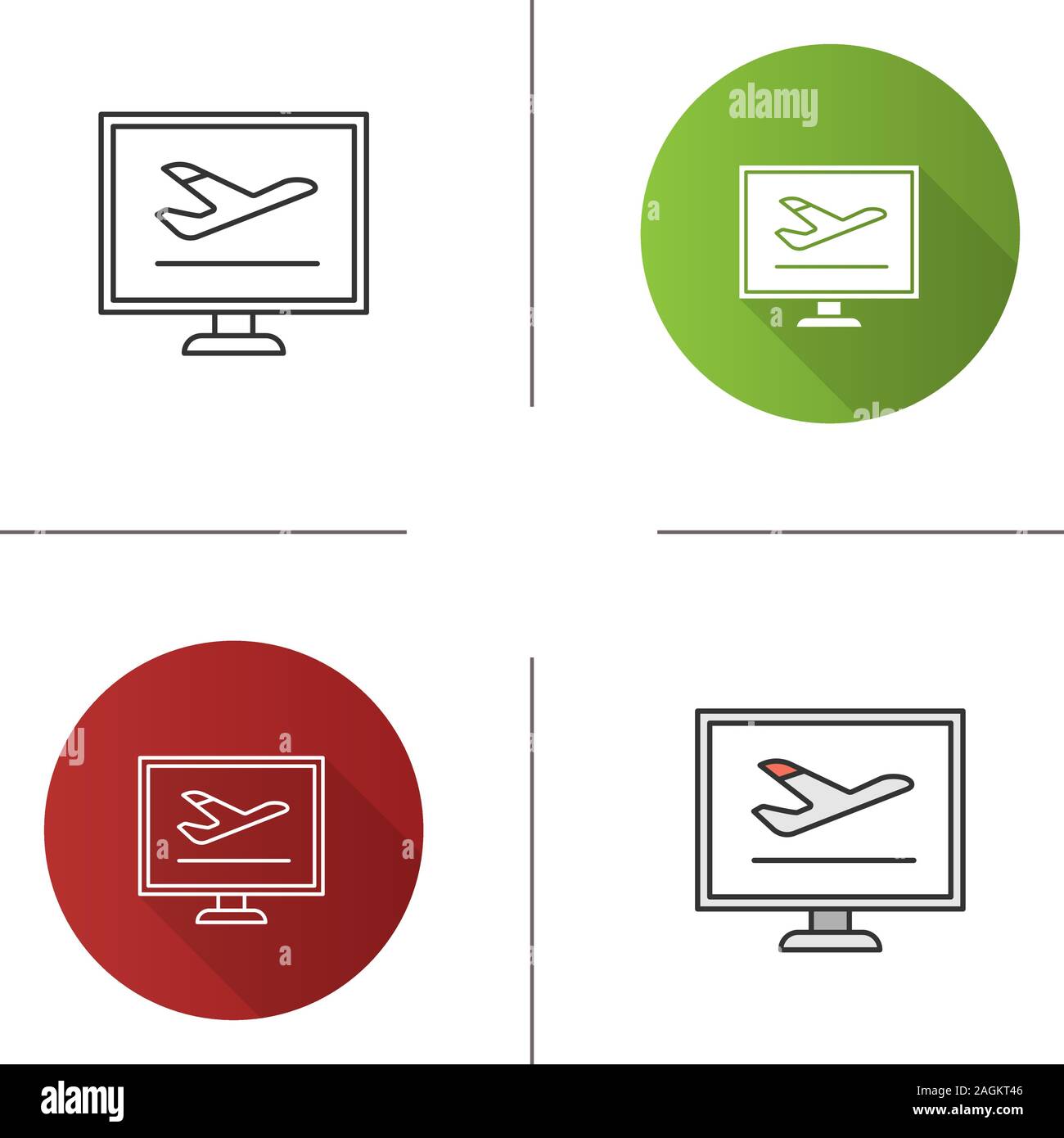 Book flights online Stock Vector Images - Alamy