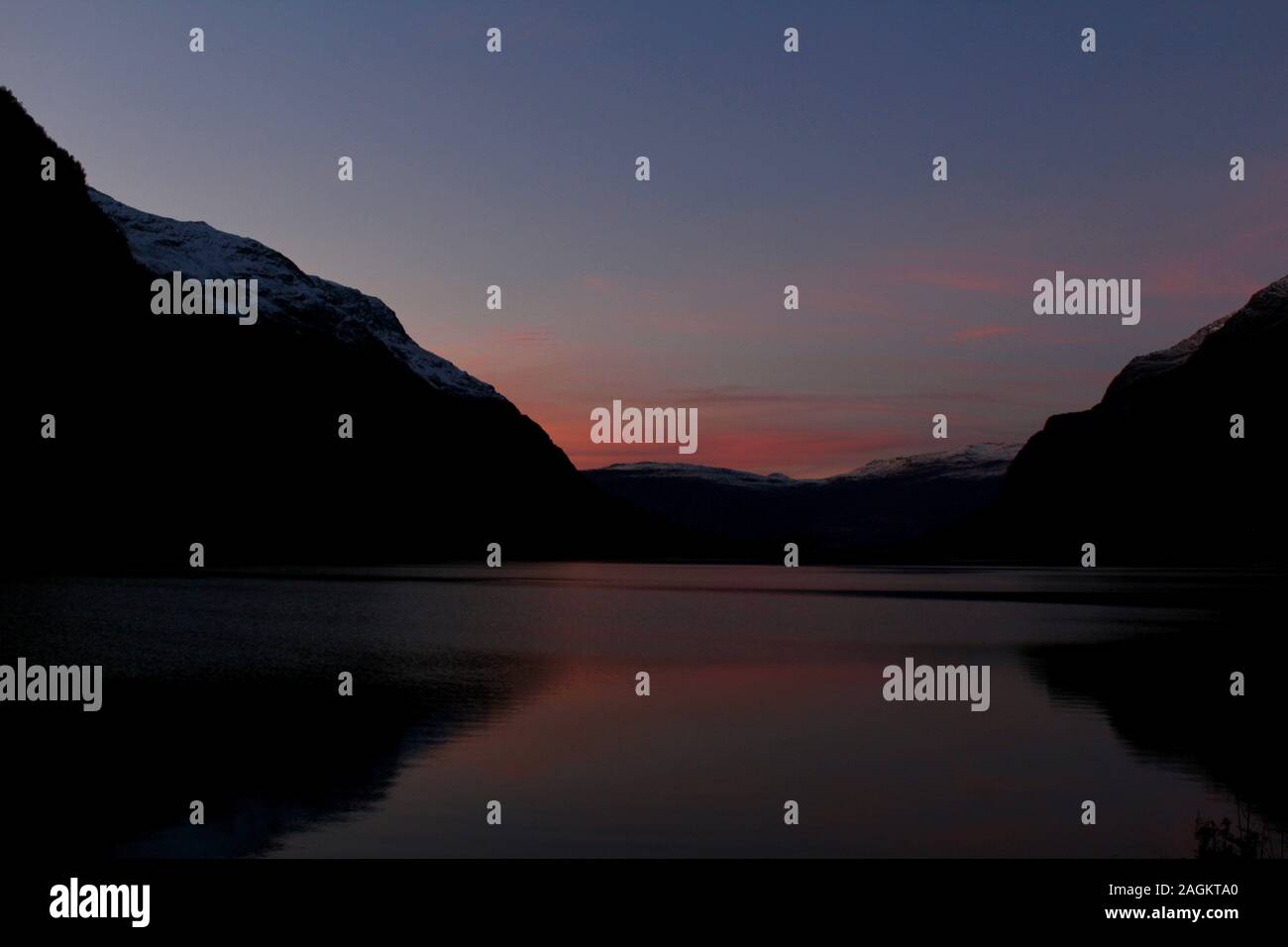 Norwegian fjords sunset hi-res stock photography and images - Alamy