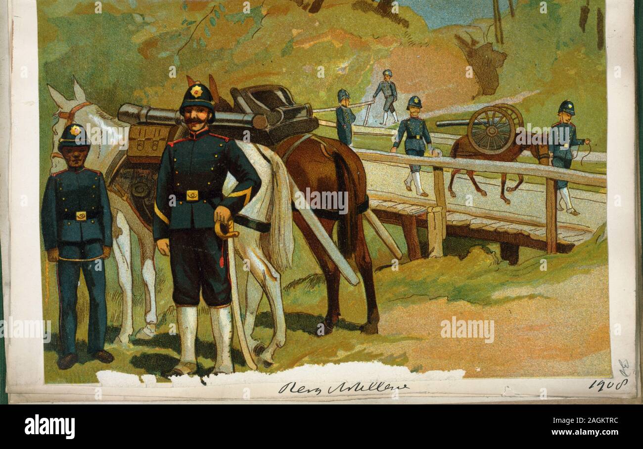 Netherlands dutch holland soldier, 1900-09 [part 3].; Netherlands dutch ...