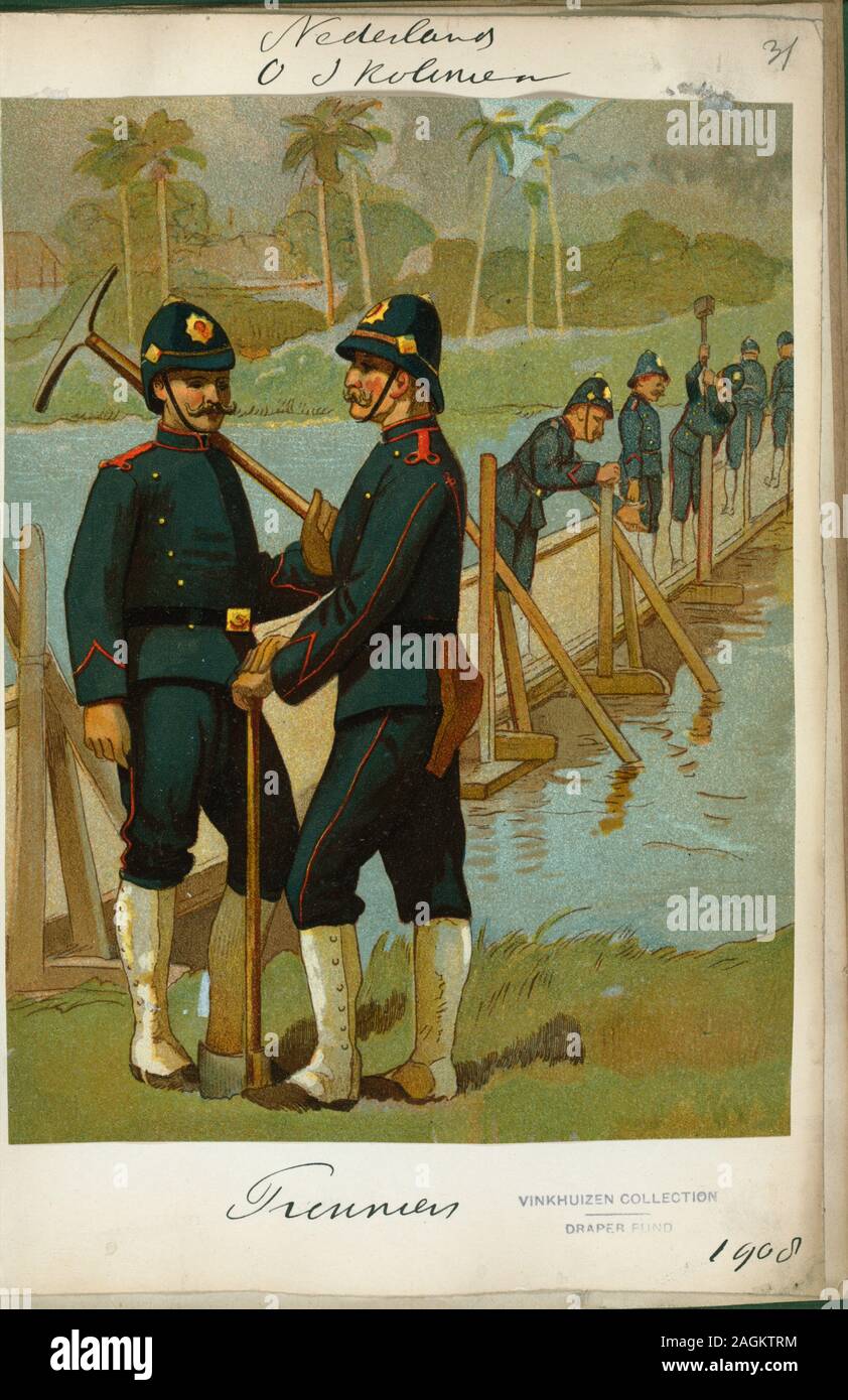 Netherlands dutch holland soldier, 1900-09 [part 3].; Netherlands dutch ...