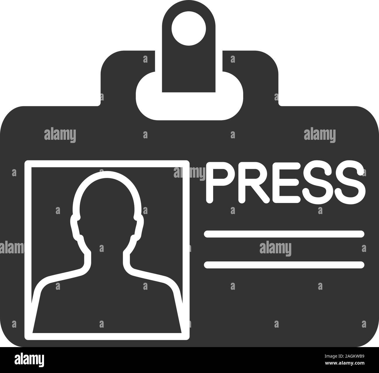 Journalist id card Cut Out Stock Images & Pictures - Alamy