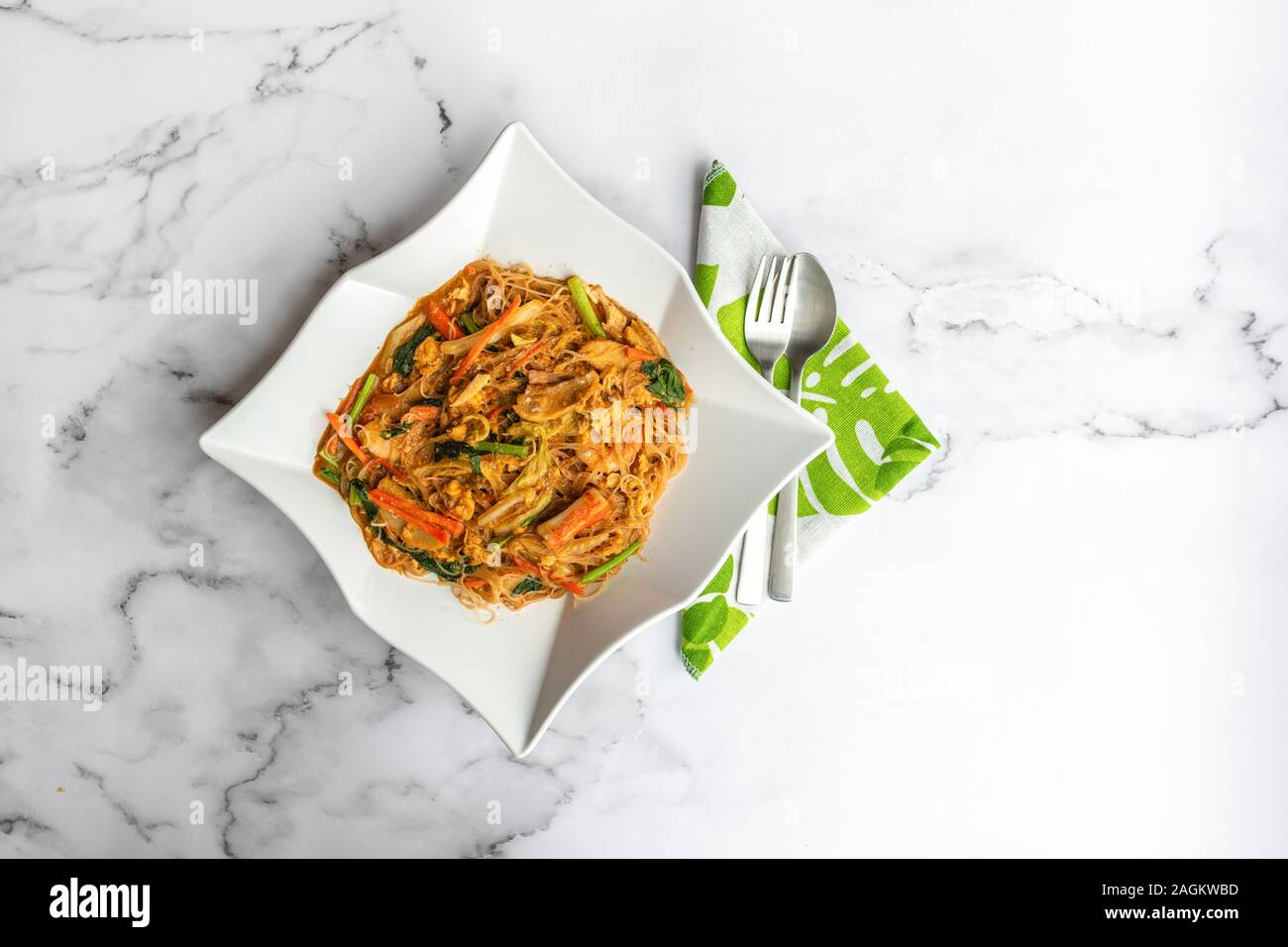 Hailam Mee Hoon or known as rice vermicelli with gravy, is an Asia dish ...