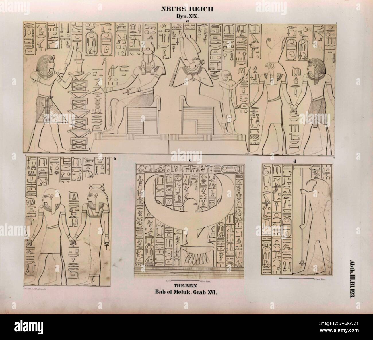 Neues Reich. Dynastie XIX. Theben [Thebes]. Bab el Meluk [Bîbân el ...