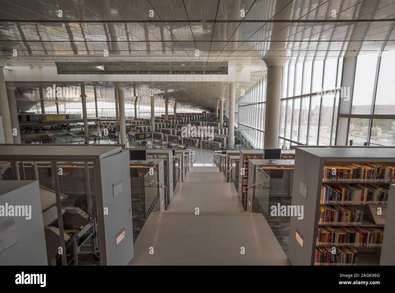 one of the first public libraries in the Persian Gulf region, the Qatar ...