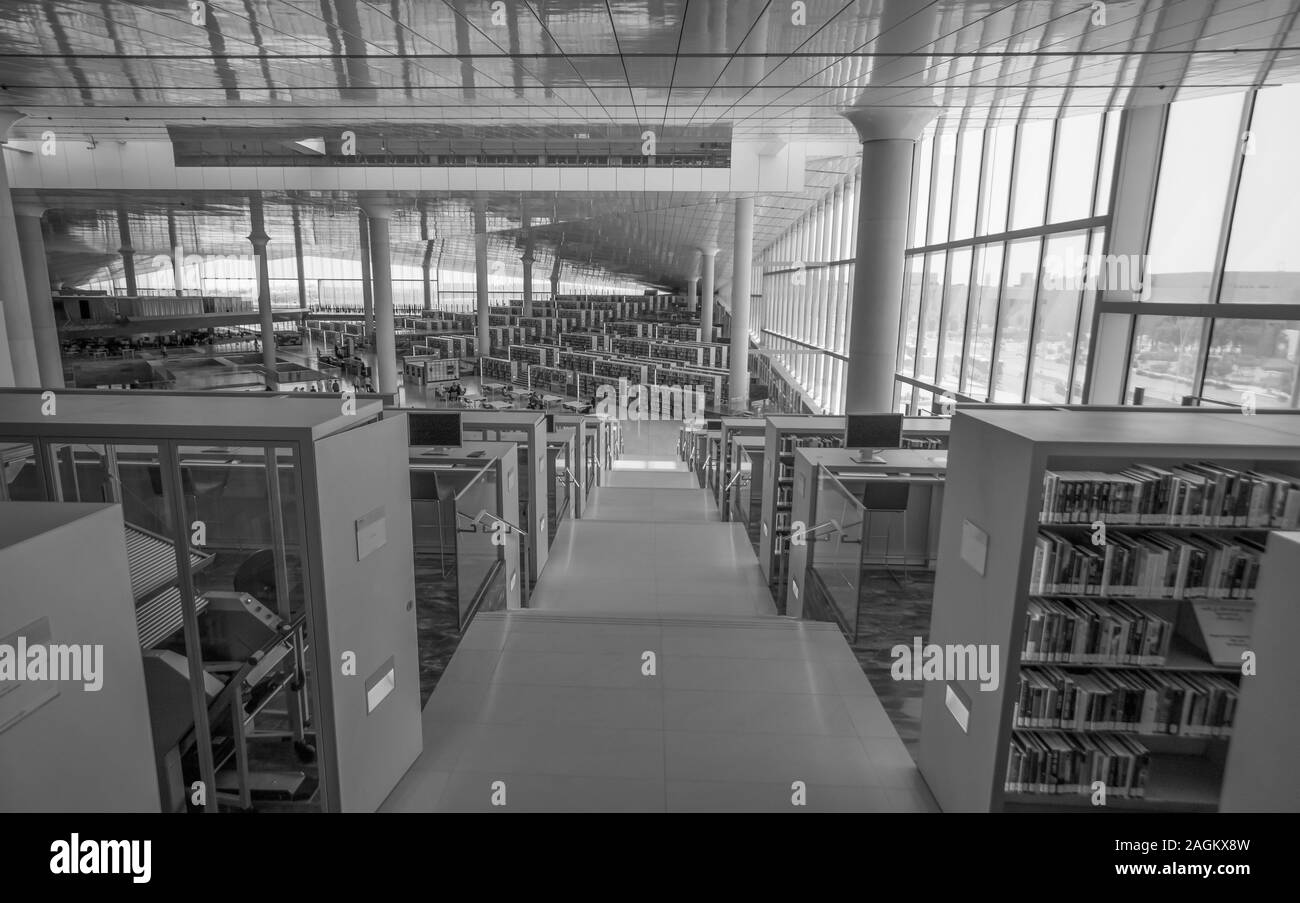 one of the first public libraries in the Persian Gulf region, the Qatar ...