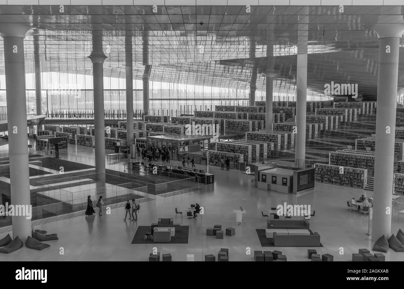 one of the first public libraries in the Persian Gulf region, the Qatar ...