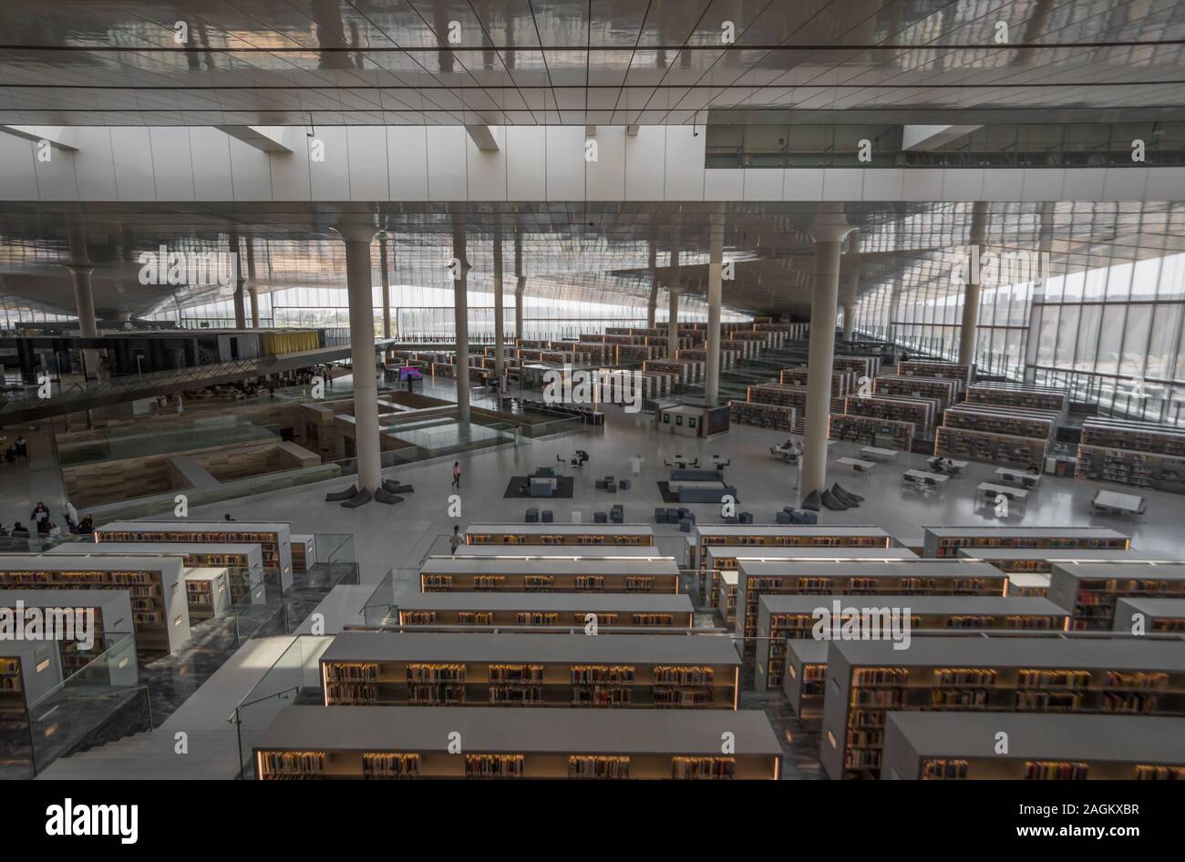 one of the first public libraries in the Persian Gulf region, the Qatar ...