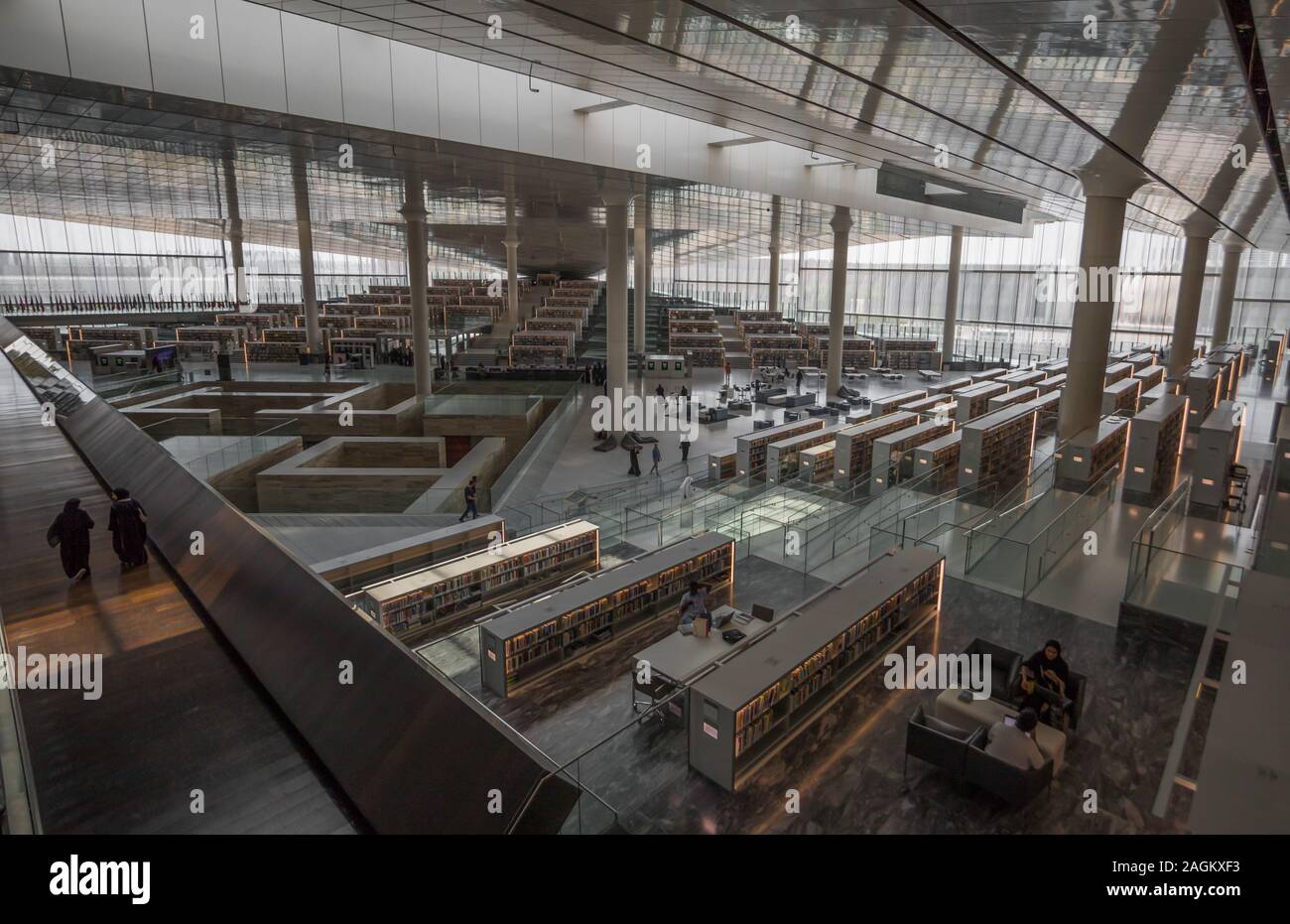one of the first public libraries in the Persian Gulf region, the Qatar ...