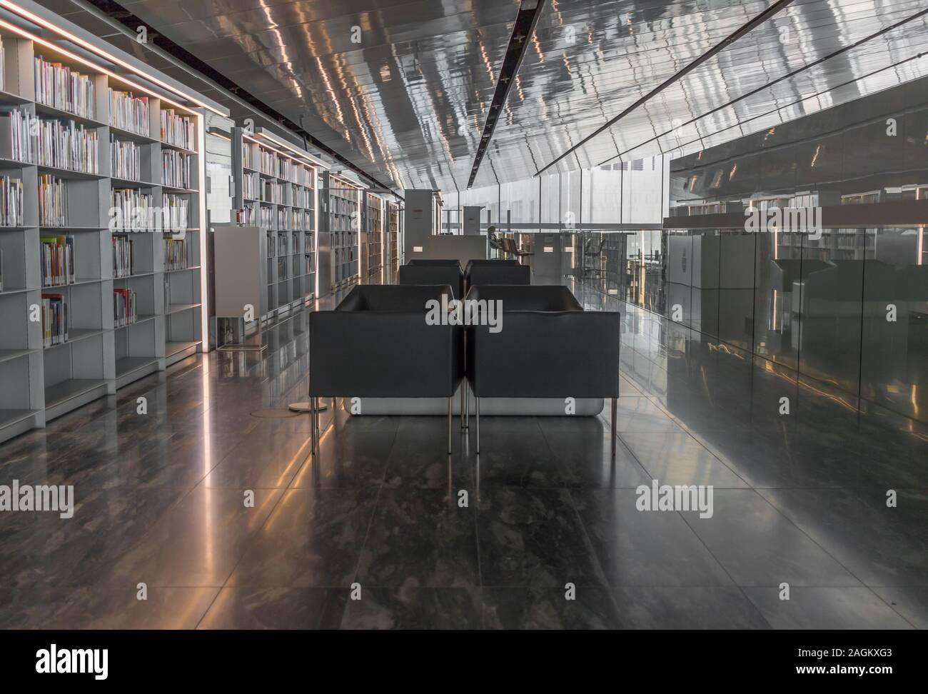 one of the first public libraries in the Persian Gulf region, the Qatar ...