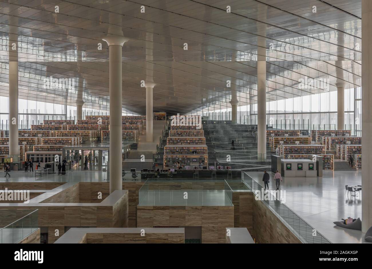 one of the first public libraries in the Persian Gulf region, the Qatar ...
