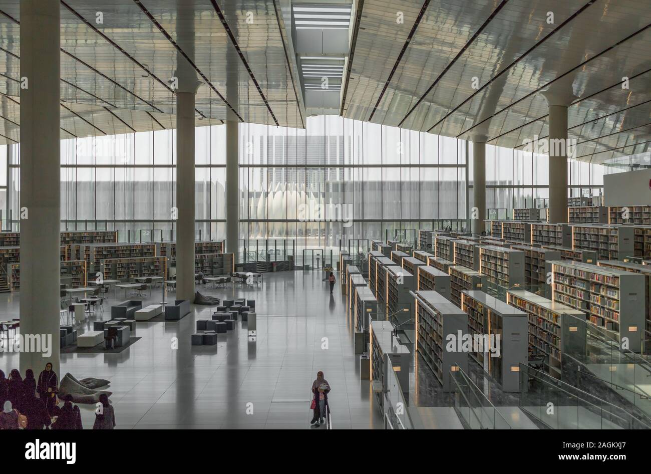one of the first public libraries in the Persian Gulf region, the Qatar ...
