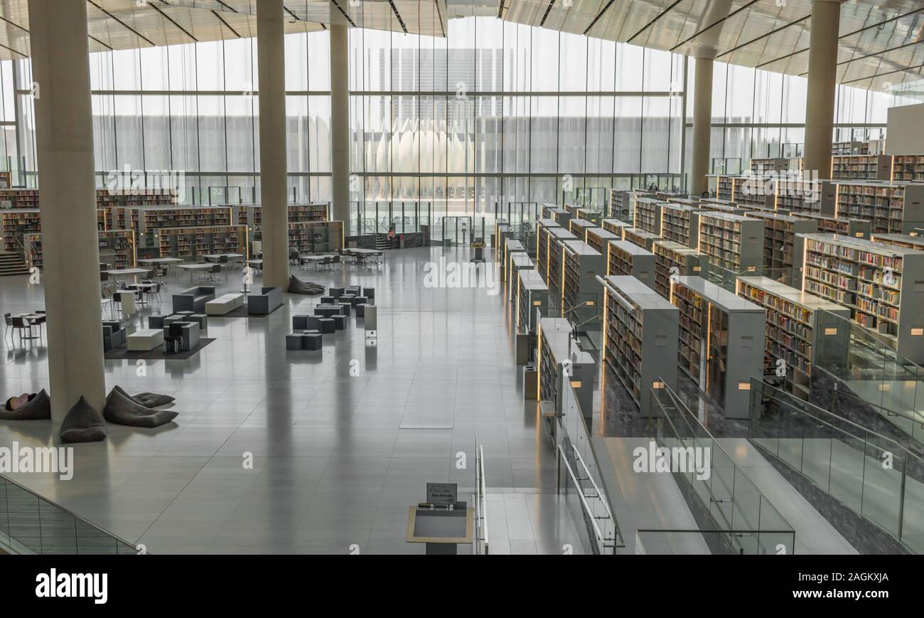 one of the first public libraries in the Persian Gulf region, the Qatar ...