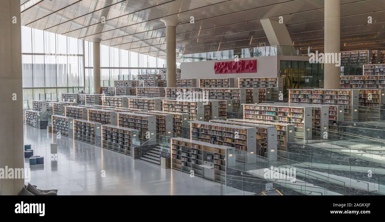 one of the first public libraries in the Persian Gulf region, the Qatar ...