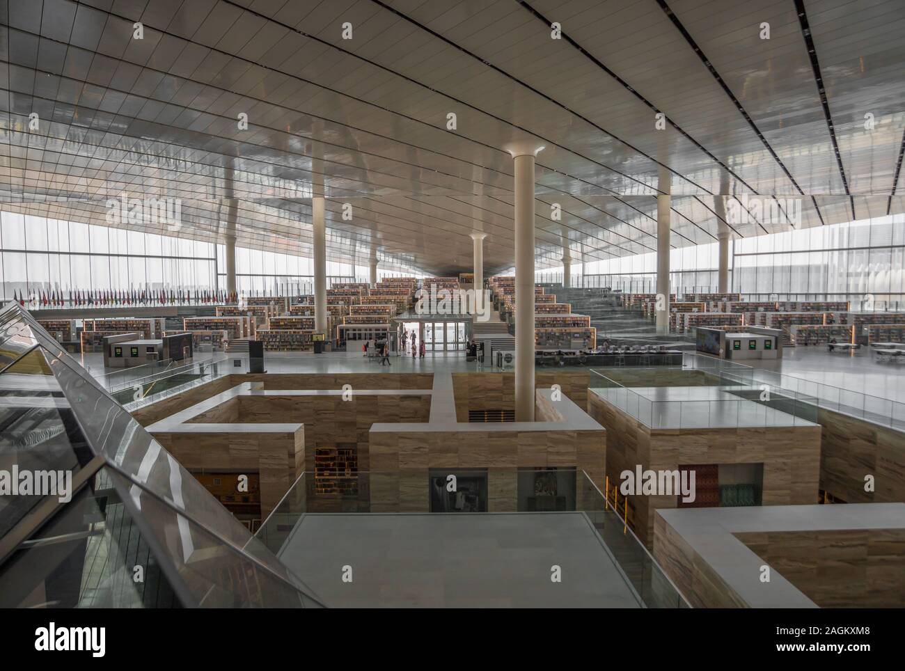 one of the first public libraries in the Persian Gulf region, the Qatar ...