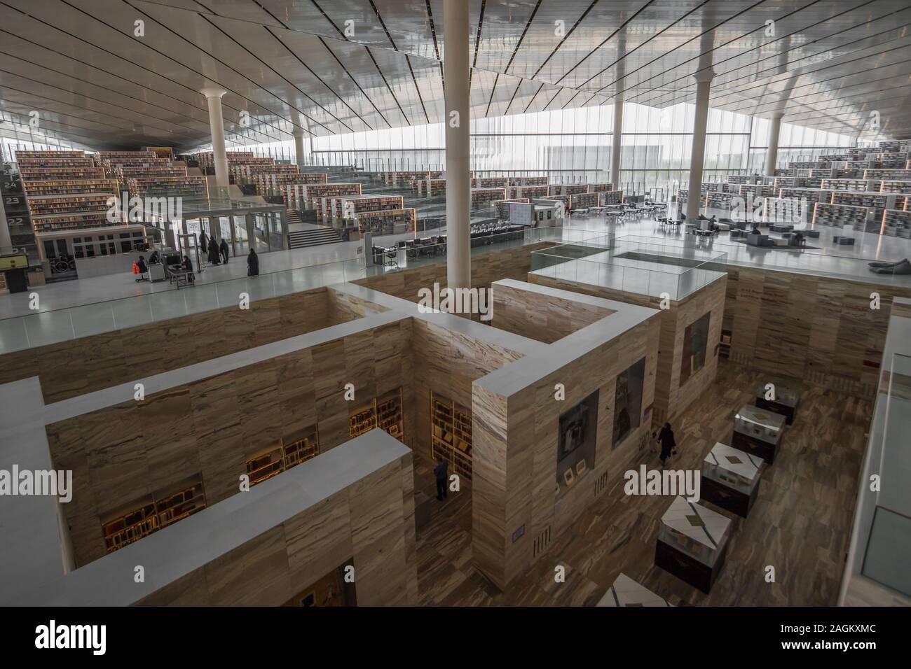 one of the first public libraries in the Persian Gulf region, the Qatar ...
