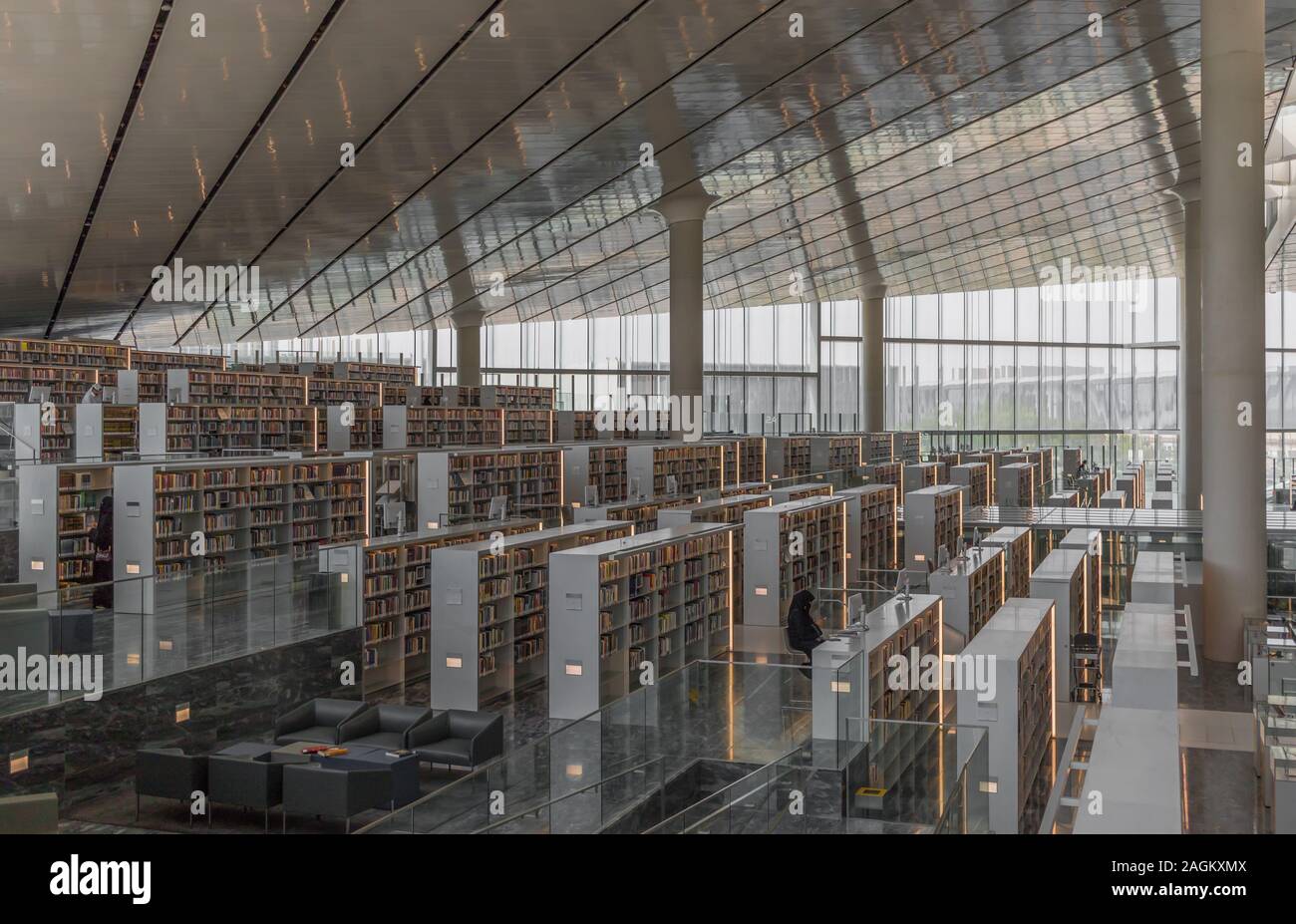 one of the first public libraries in the Persian Gulf region, the Qatar ...