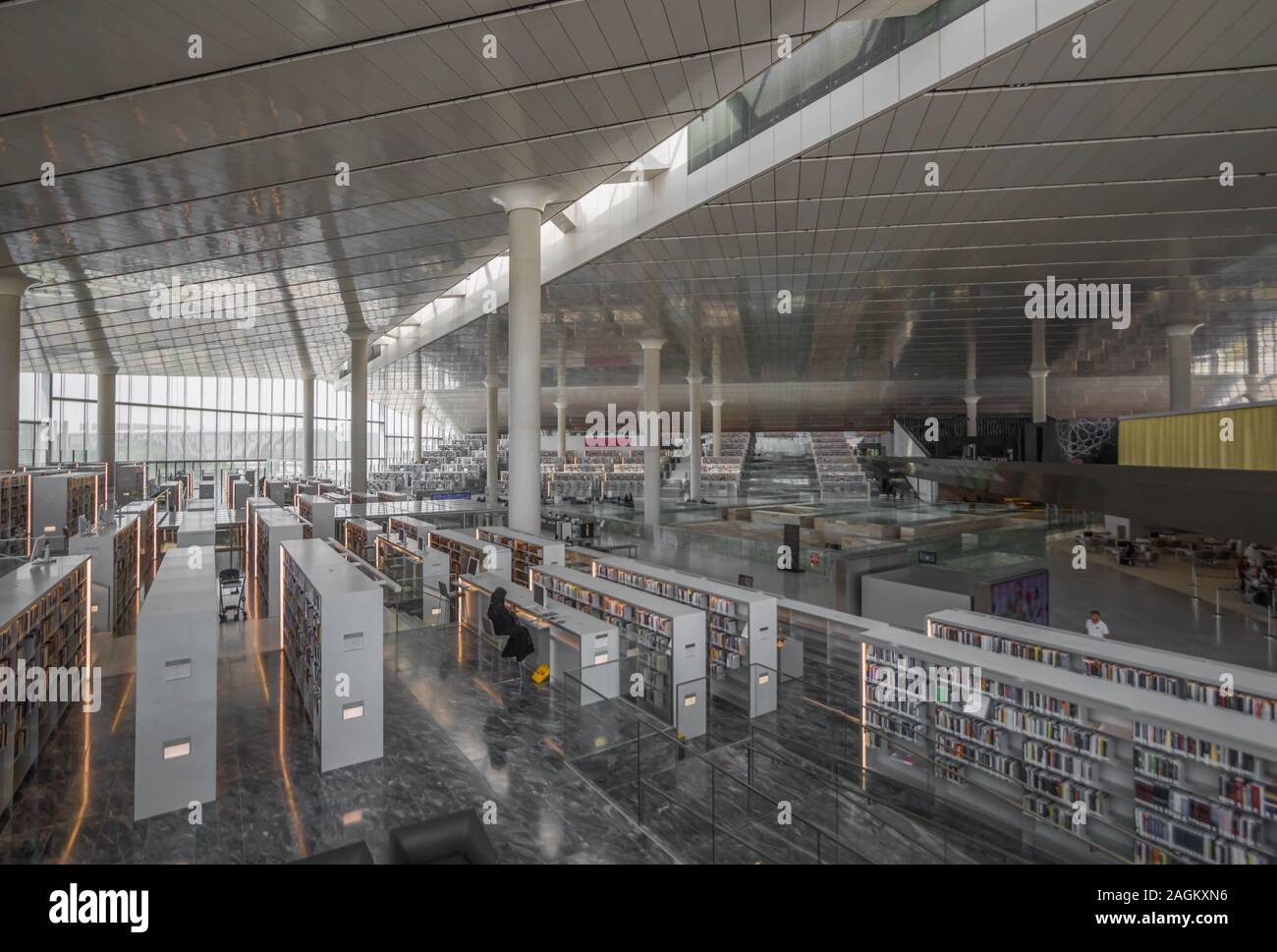 one of the first public libraries in the Persian Gulf region, the Qatar ...