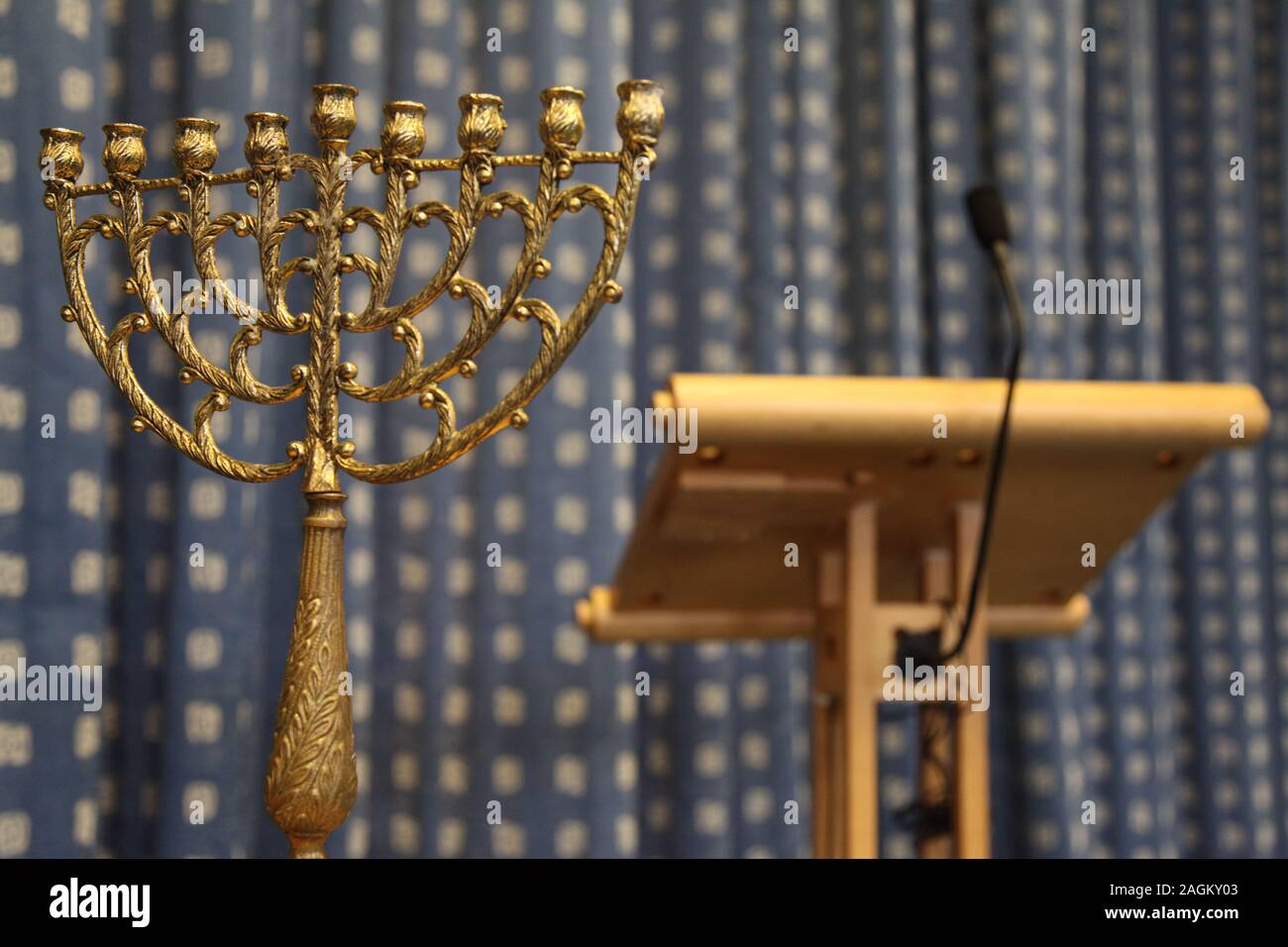 Lectern stands hi-res stock photography and images - Alamy
