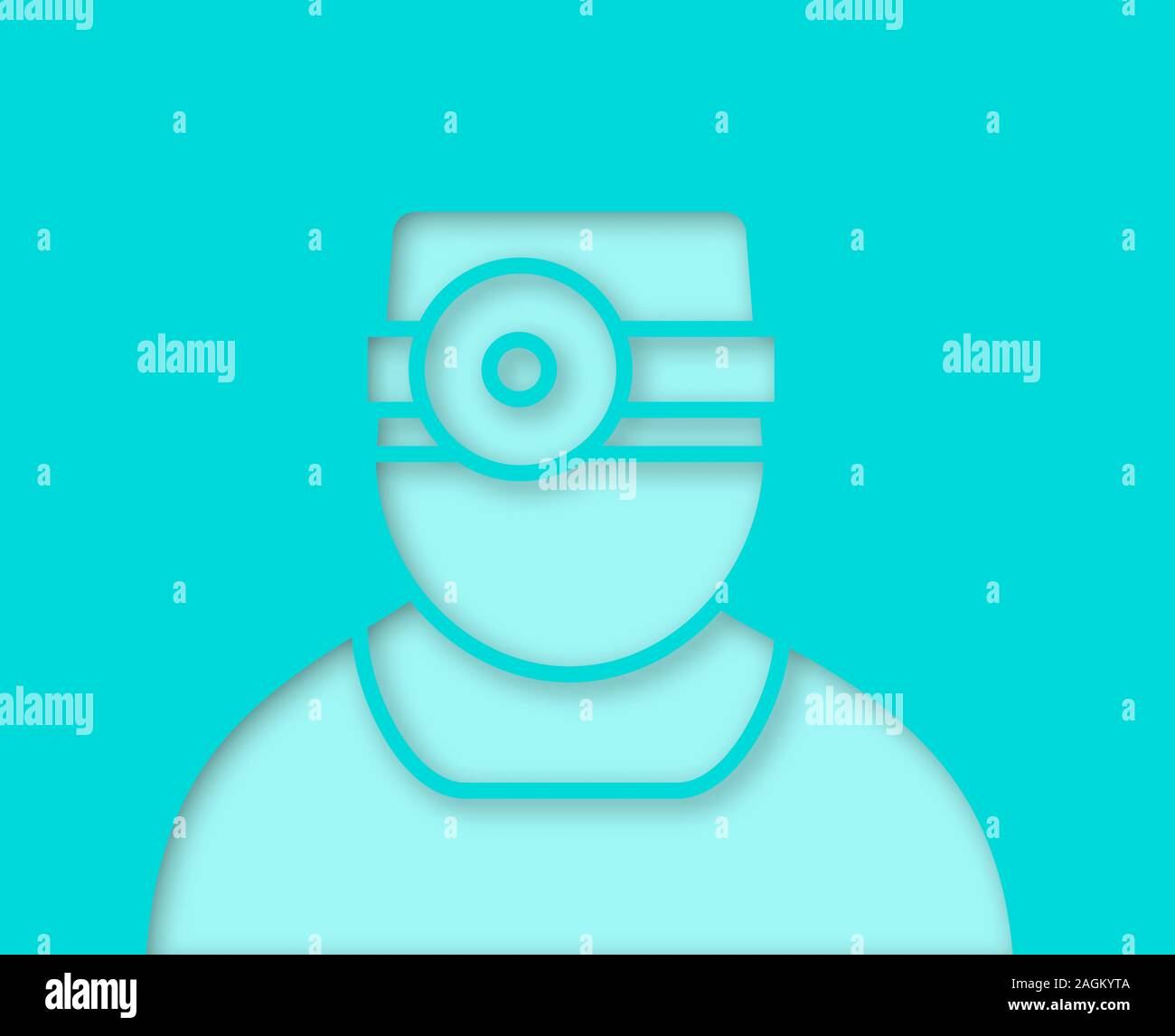 Physician cut out cut out Stock Vector Images - Alamy