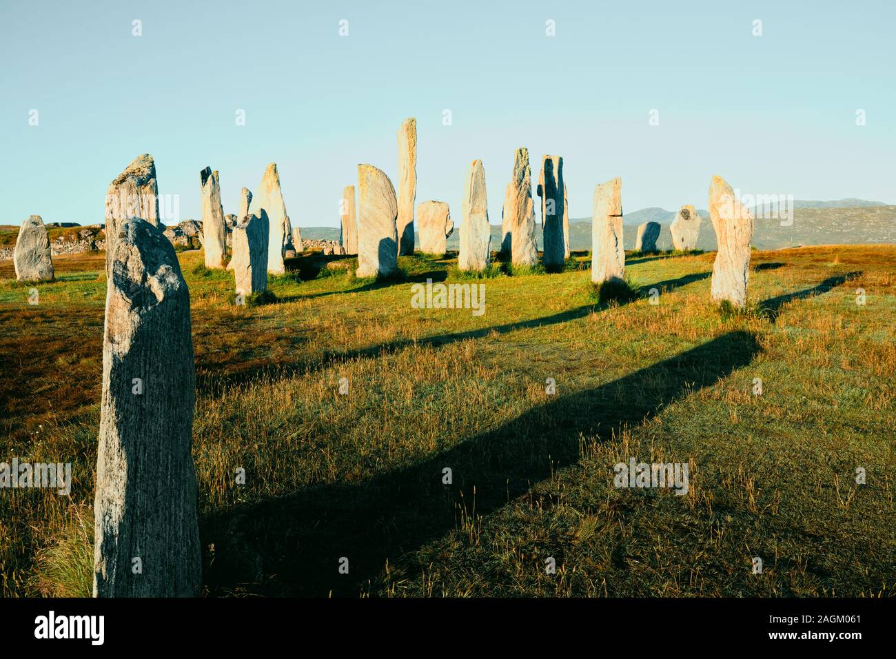 Callanish 1 standing stones Neolithic stone circle, Callanish, isle of ...