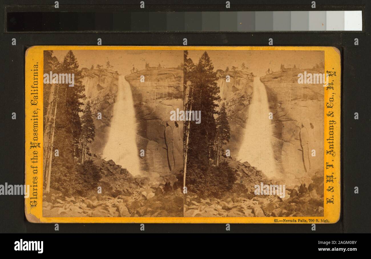 Nevada Falls, 700 ft high by E. & H. T. Anthony & Co.; Nevada Falls ...