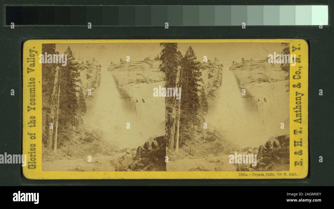 Nevada Falls, 700 ft high by E. & H. T. Anthony & Co.; Nevada Falls ...