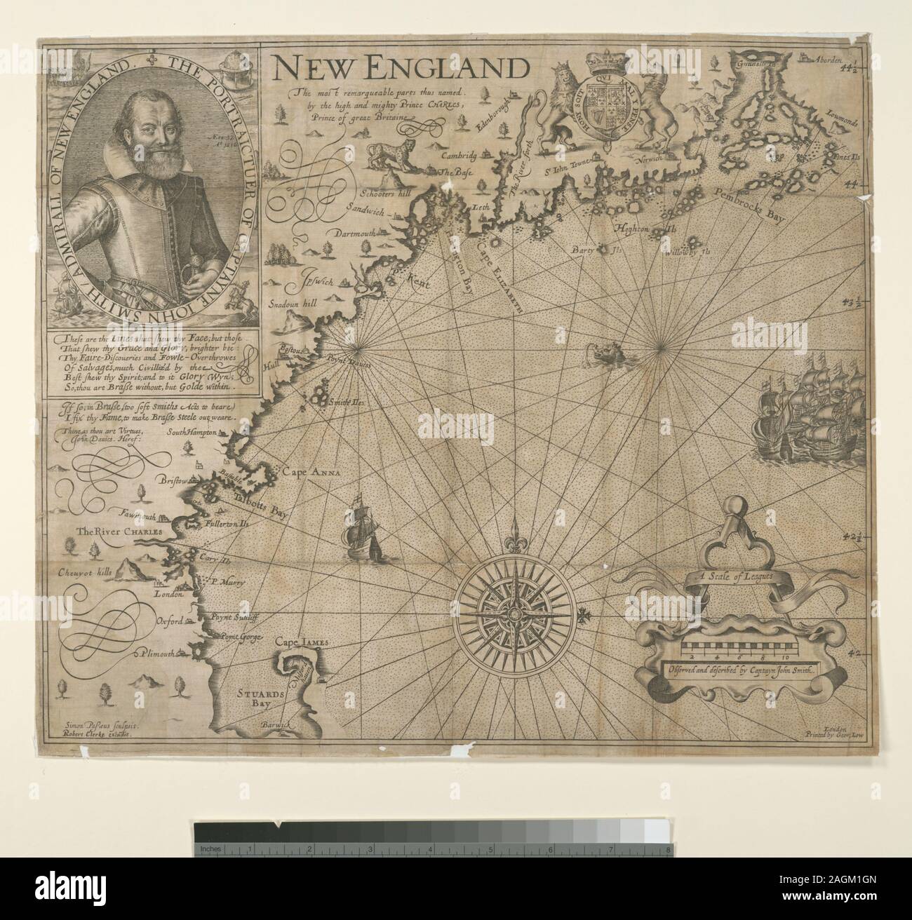 Captain john smith map hi-res stock photography and images - Alamy
