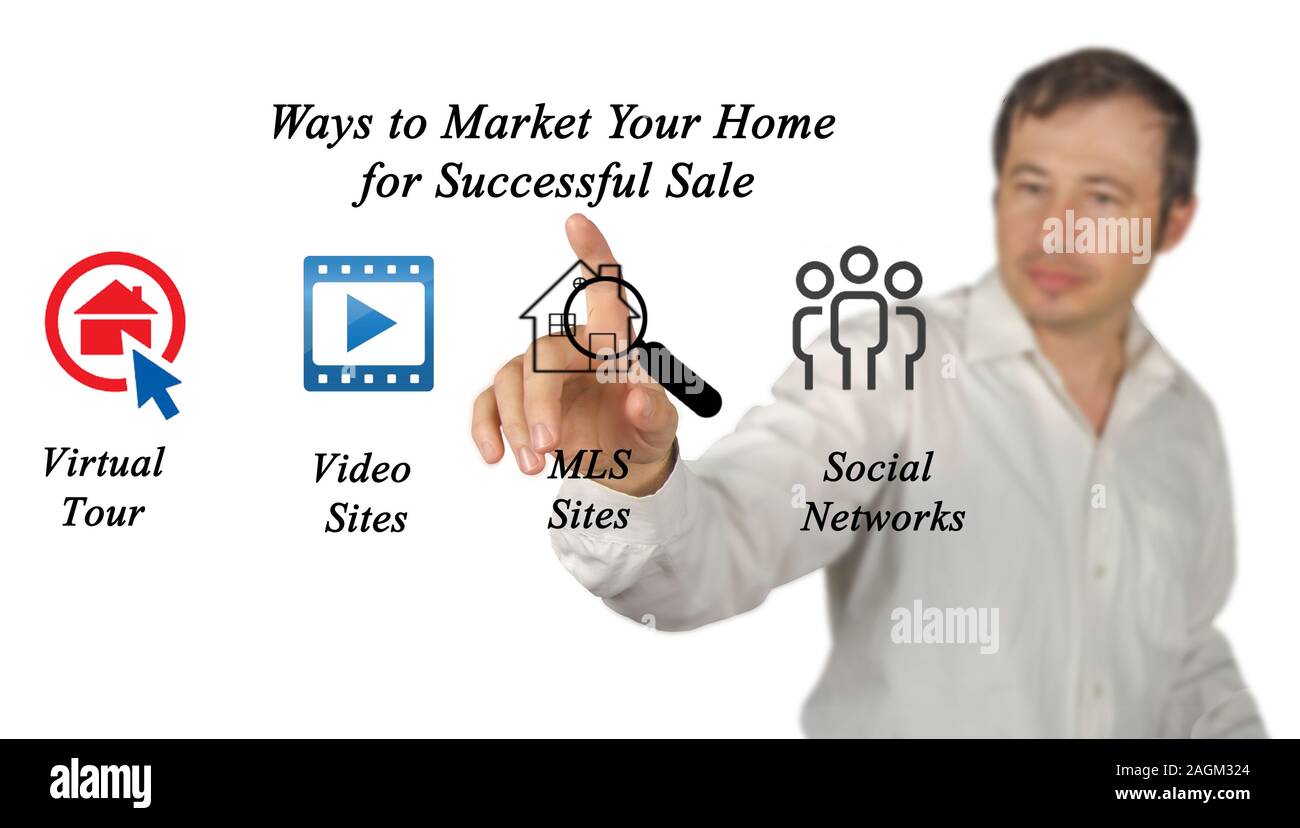 Marketing your home Stock Photo - Alamy