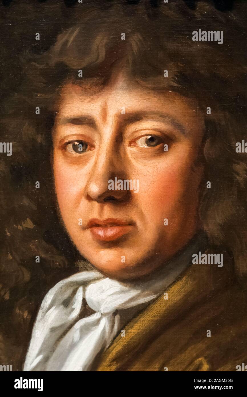England, Portrait of Samuel Pepys (1633-1703) by John Hayls dated 1666 ...