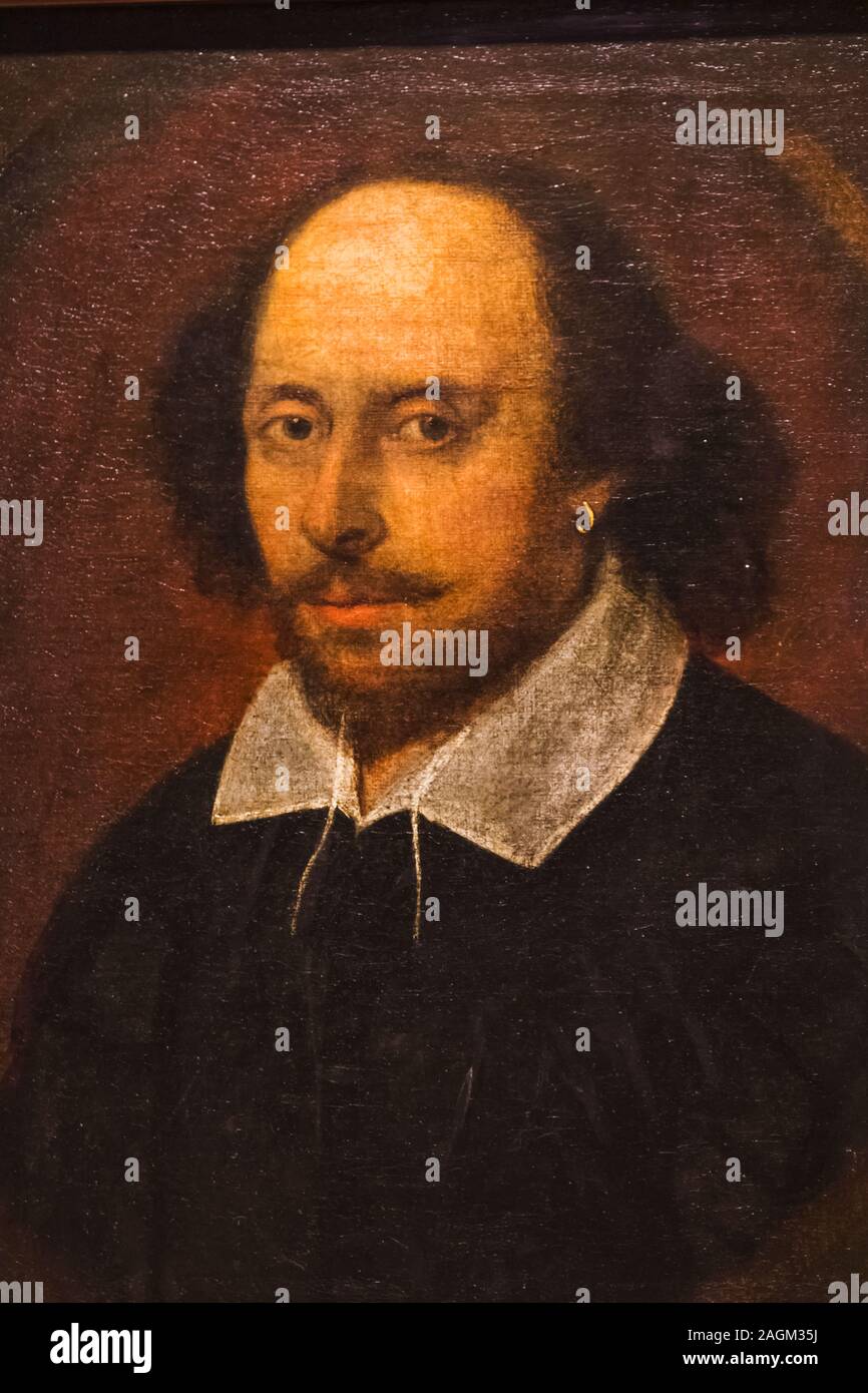 William shakespeare portrait painting hi-res stock photography and ...