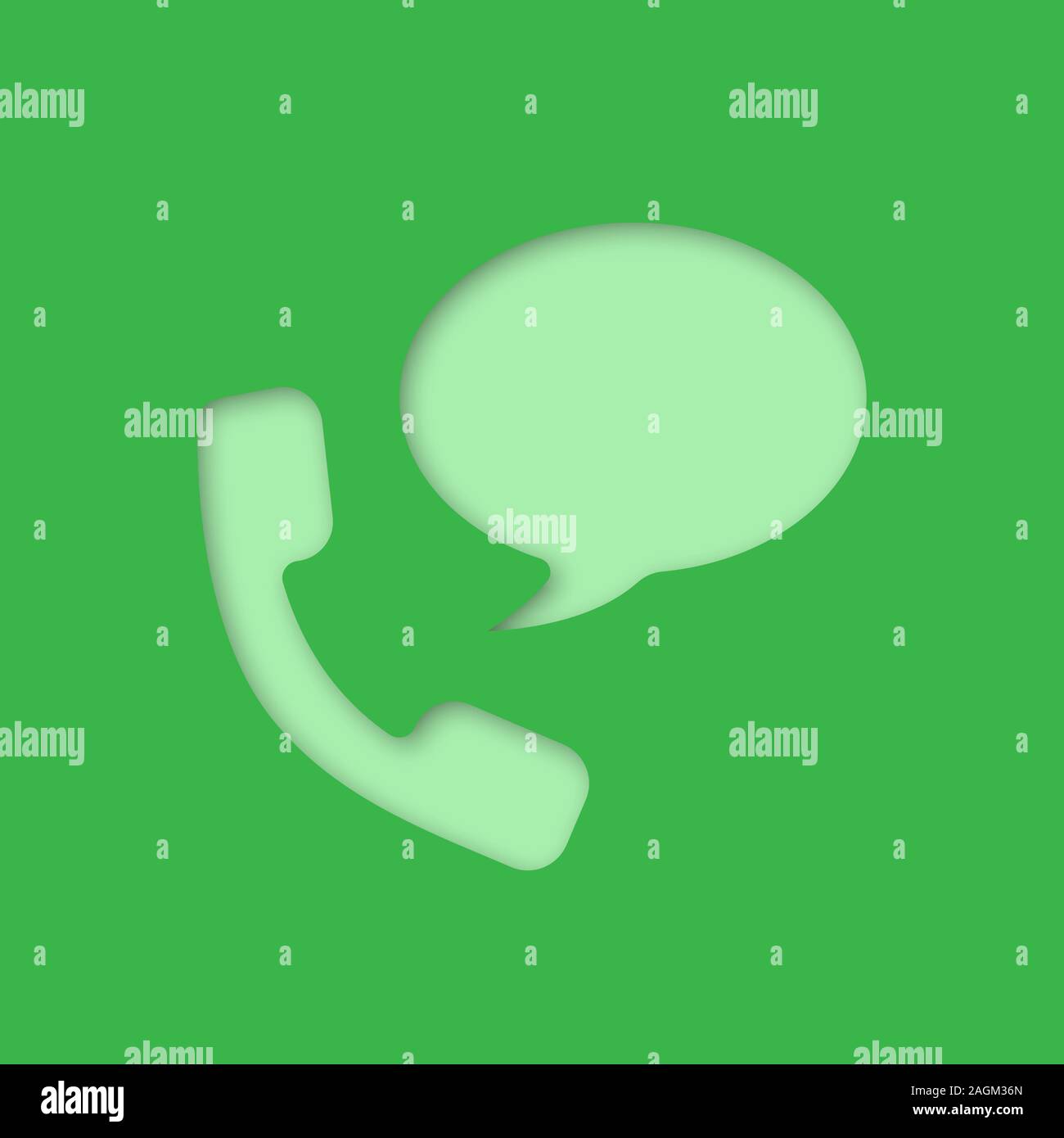 Telephone isolated cutout Stock Vector Images - Alamy